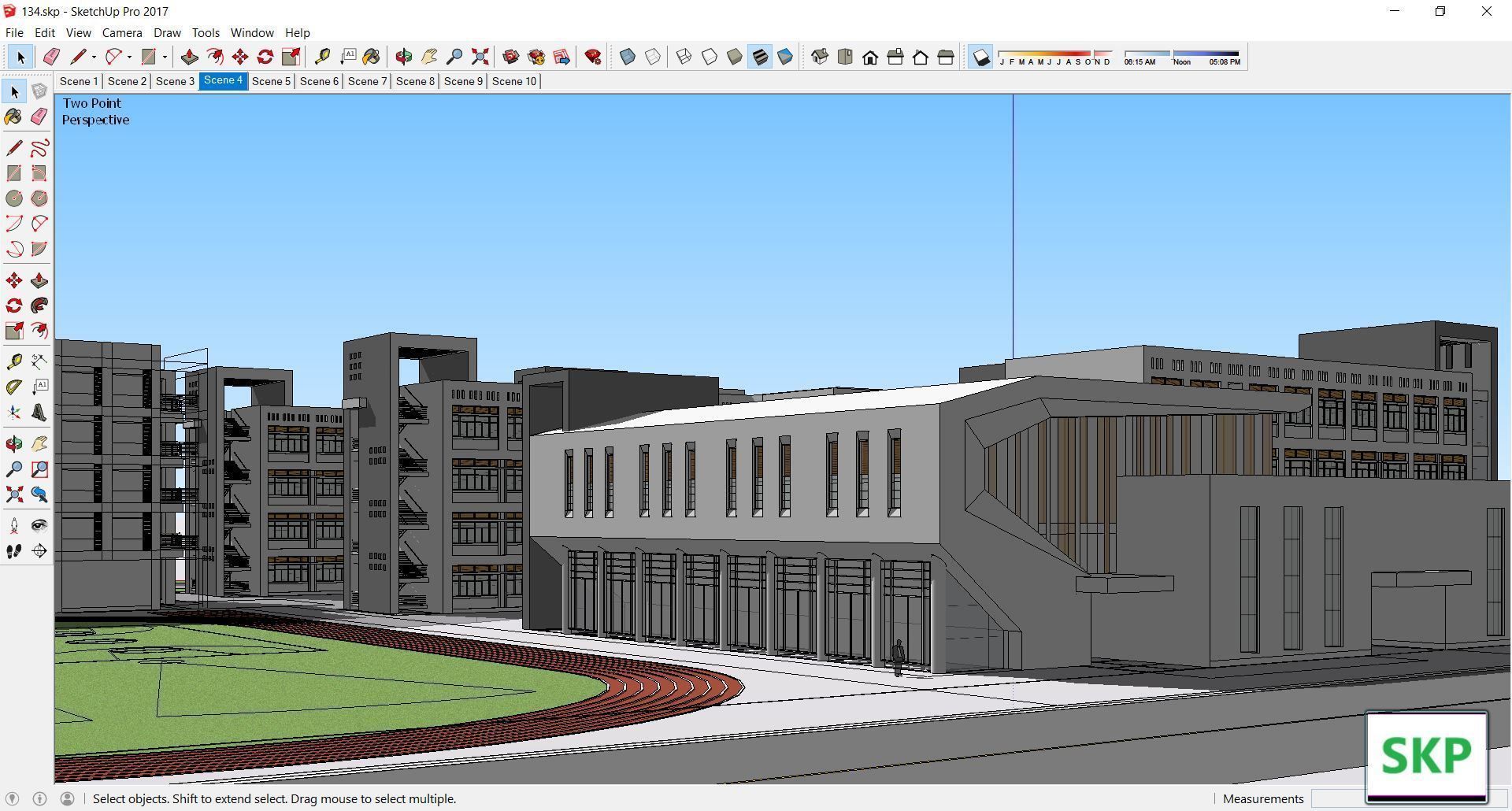 Sketchup School and University 134 3D model | CGTrader