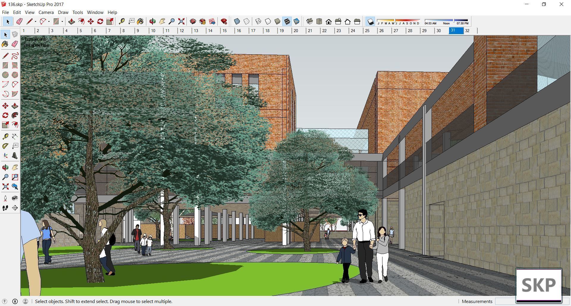 Sketchup School and University 136 3D model | CGTrader