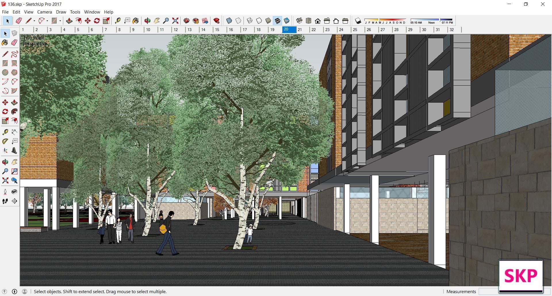 Sketchup School and University 136 3D model | CGTrader