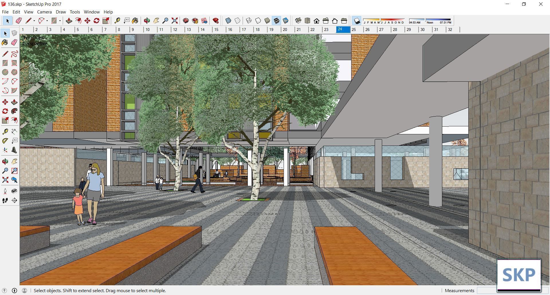 Sketchup School and University 136 3D model | CGTrader
