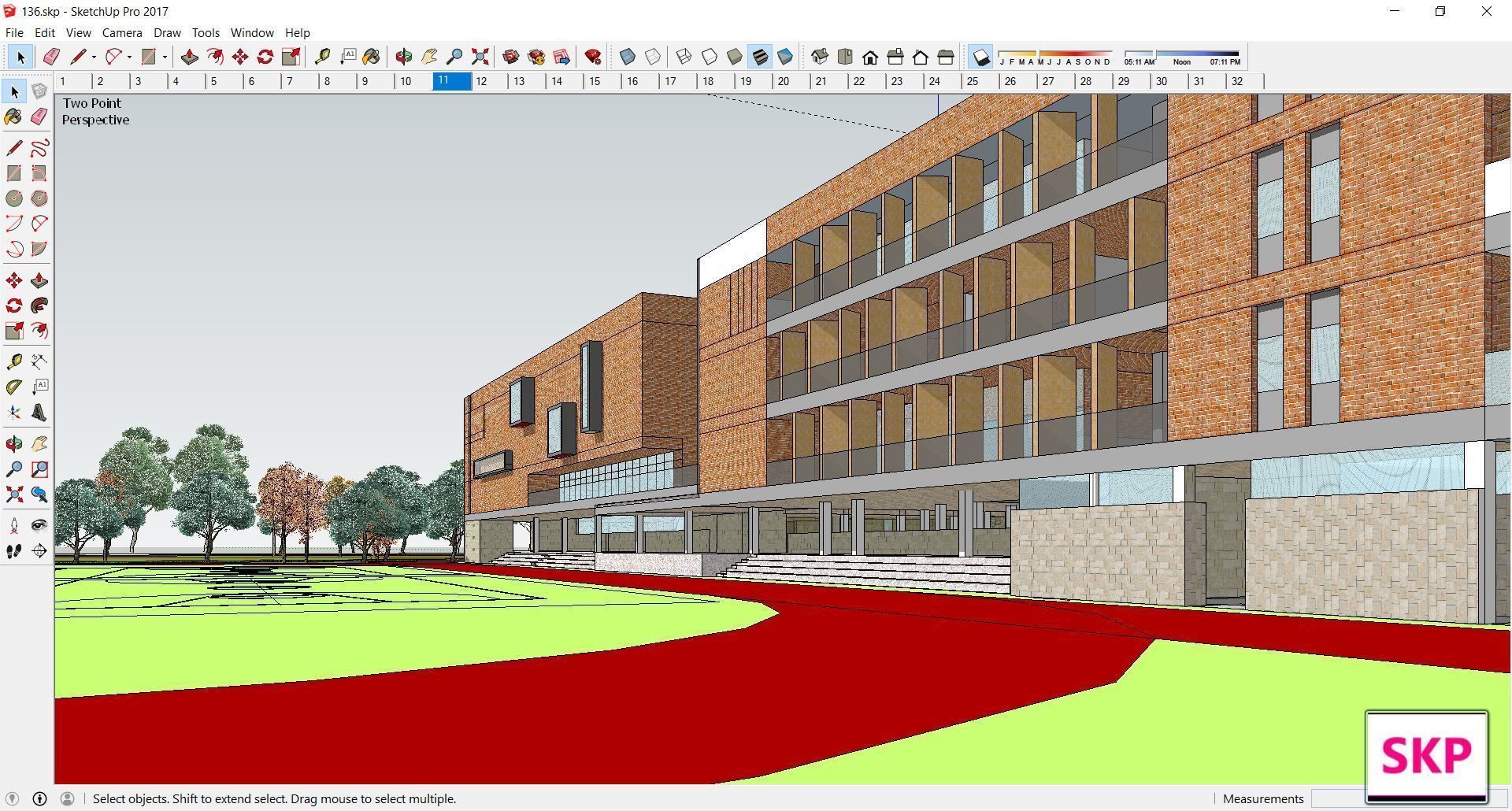 Sketchup School and University 136 3D model | CGTrader