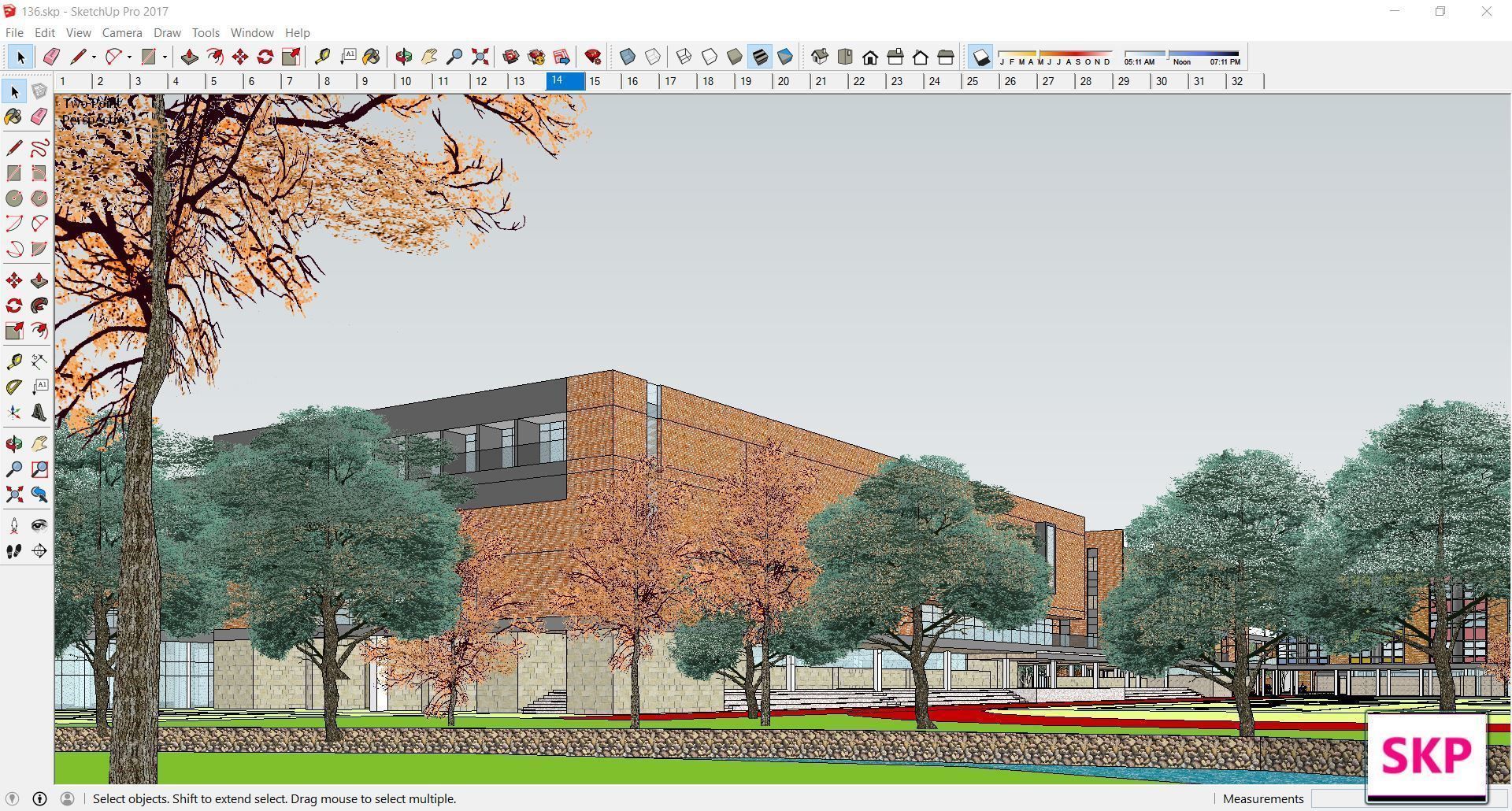 Sketchup School and University 136 3D model | CGTrader