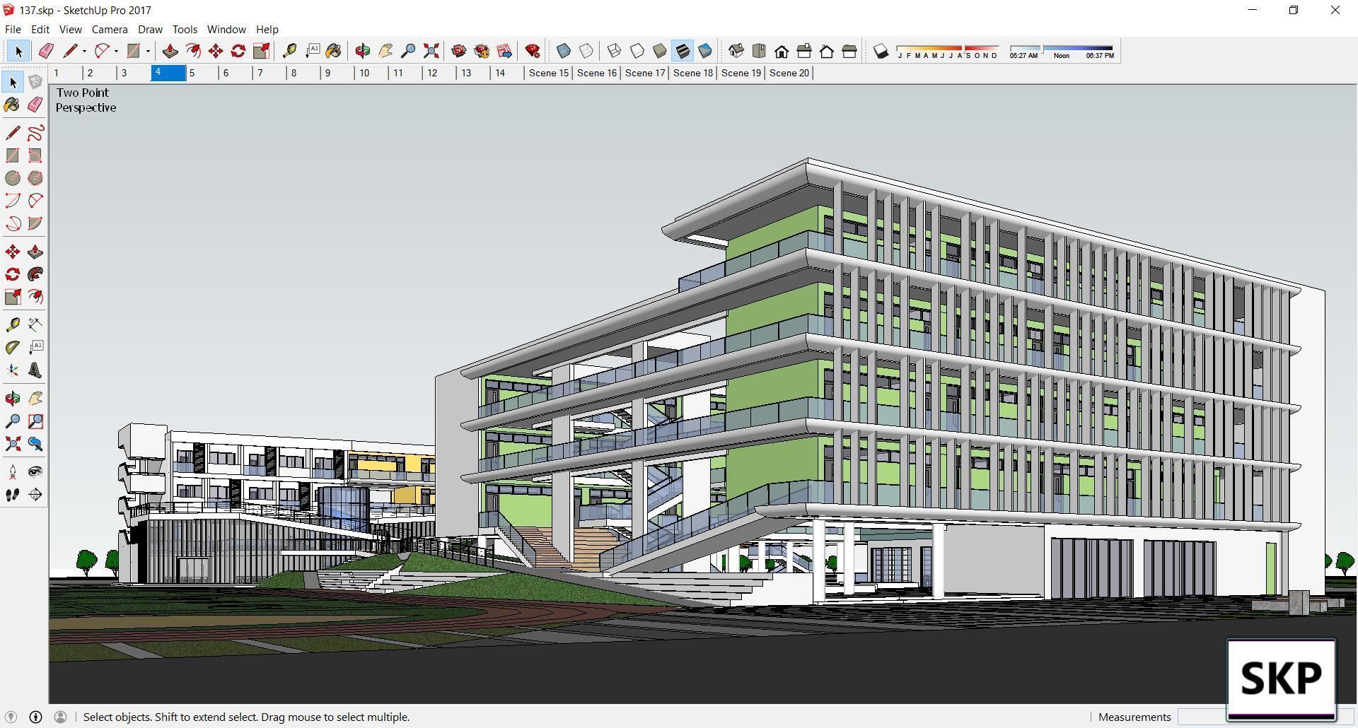 Sketchup School and University 137 3D model | CGTrader