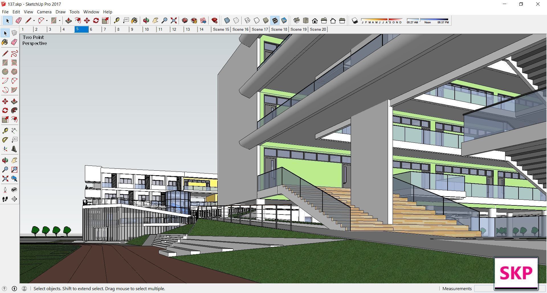 Sketchup School and University 137 3D model | CGTrader
