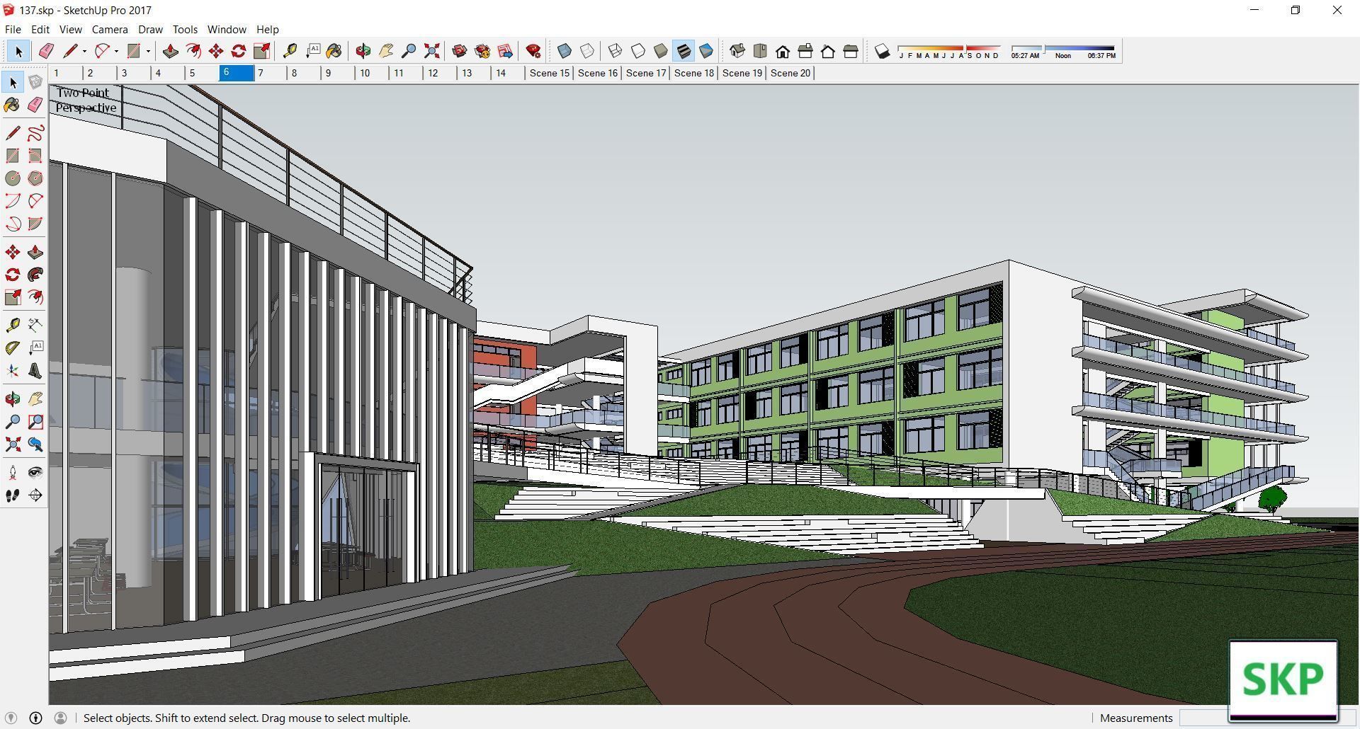 Sketchup School and University 137 3D model | CGTrader