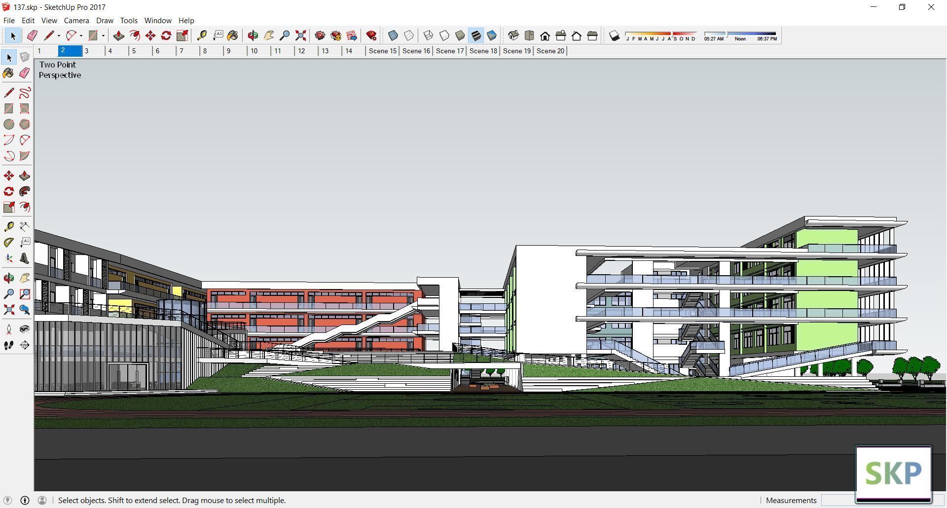 Sketchup School and University 137 3D model | CGTrader