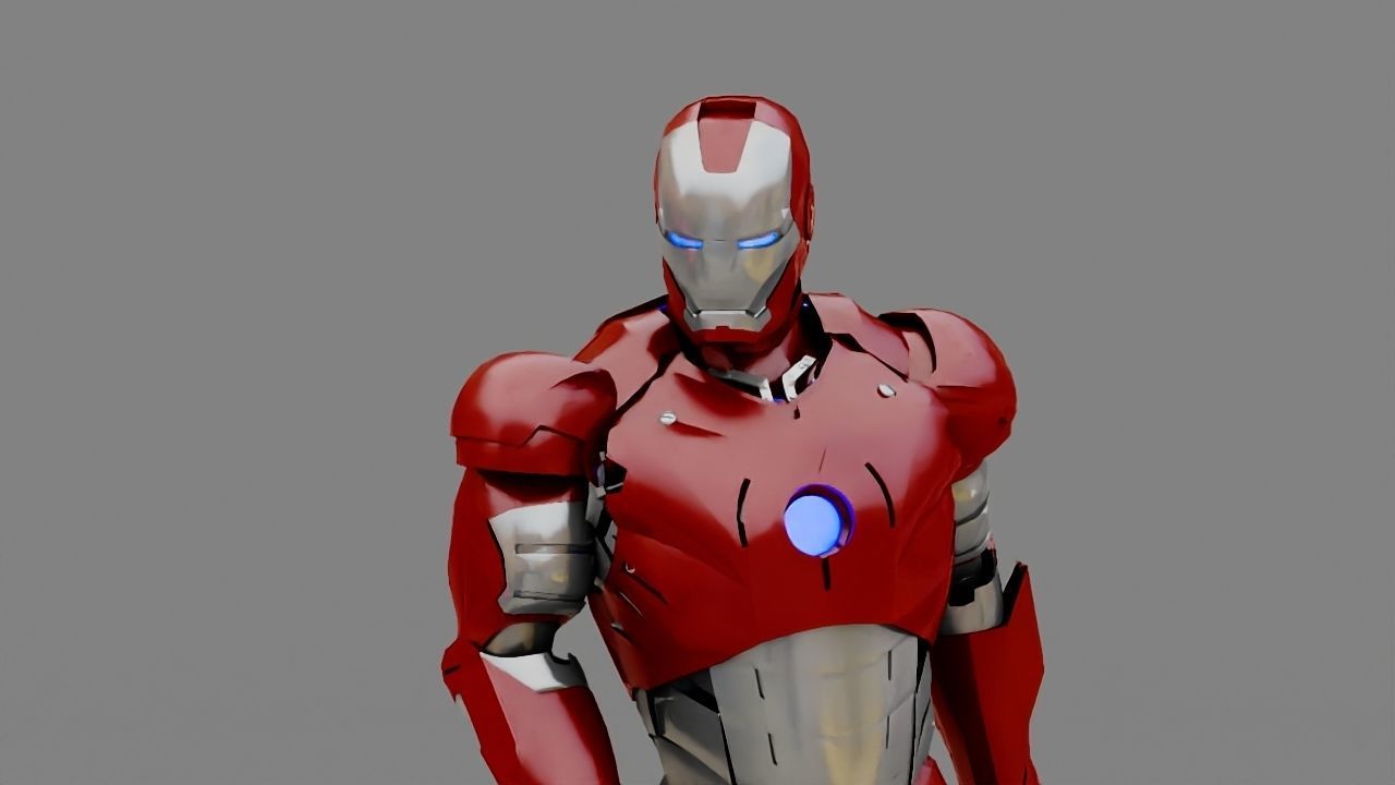IRON MAN rigged - animated character 3D model animated rigged | CGTrader