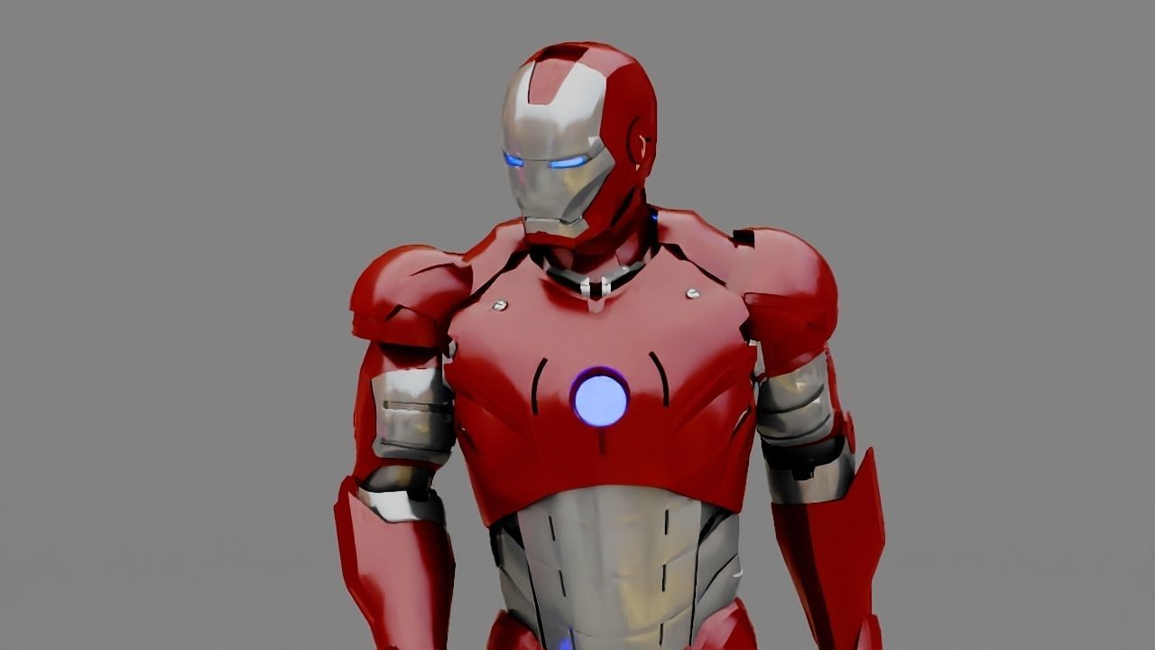 IRON MAN rigged - animated character 3D model animated rigged | CGTrader