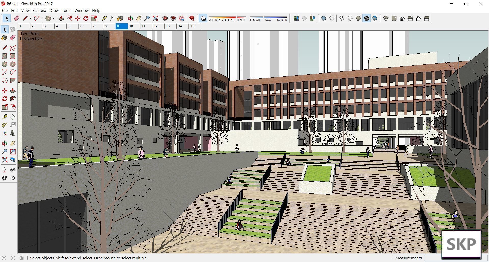 Sketchup School and University B6 3D model | CGTrader