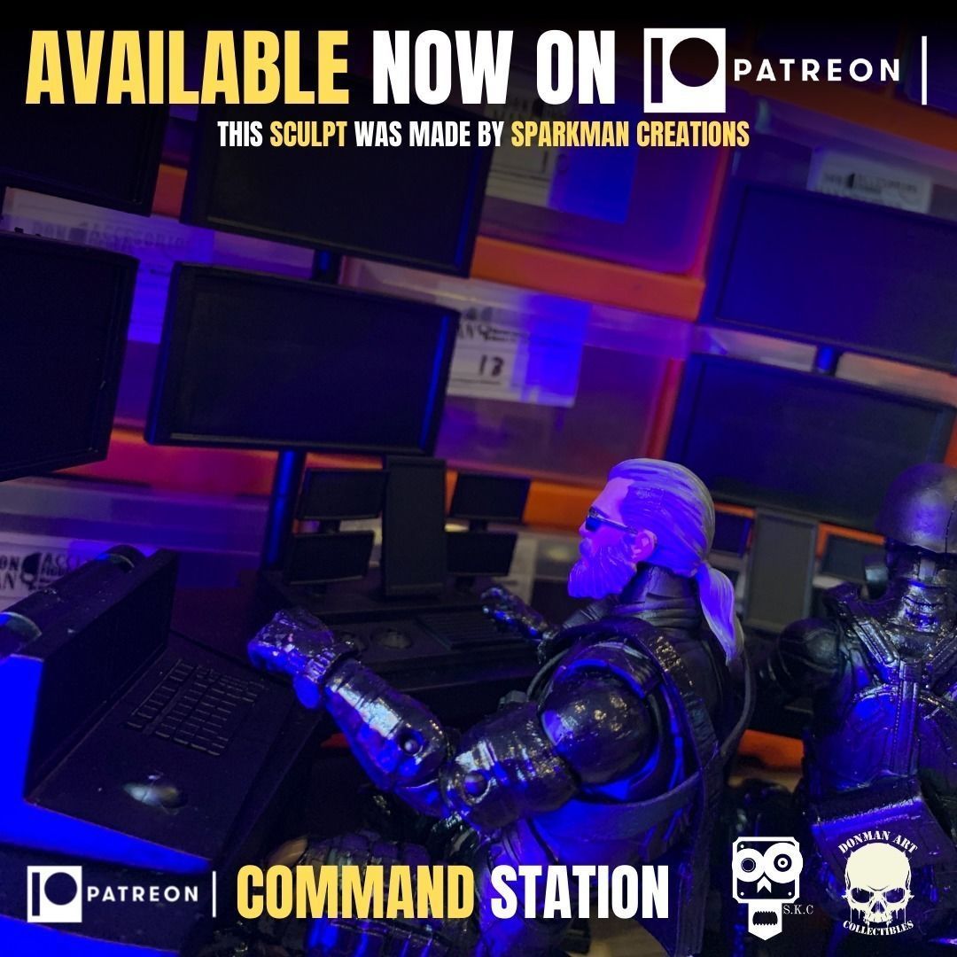 command station free 3D model 3D printable | CGTrader