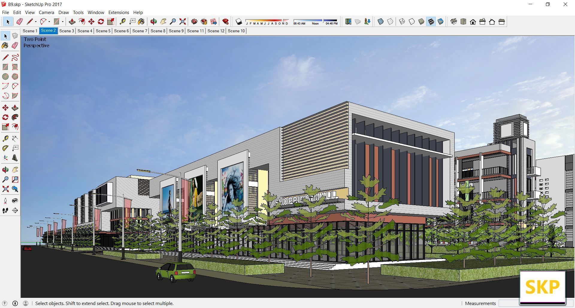 Sketchup School and University B9 3D model | CGTrader