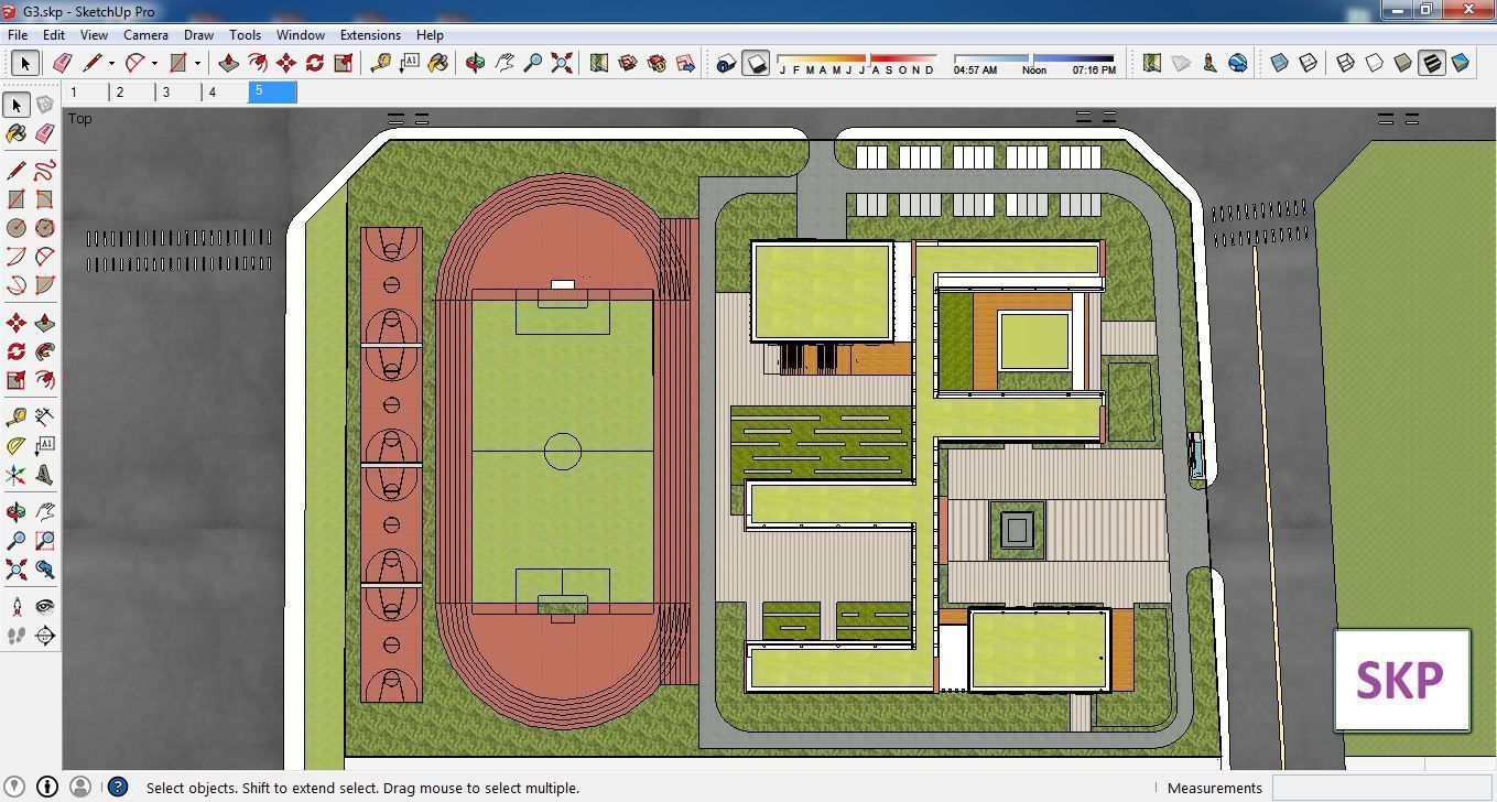 Sketchup School and University G3 3D model | CGTrader