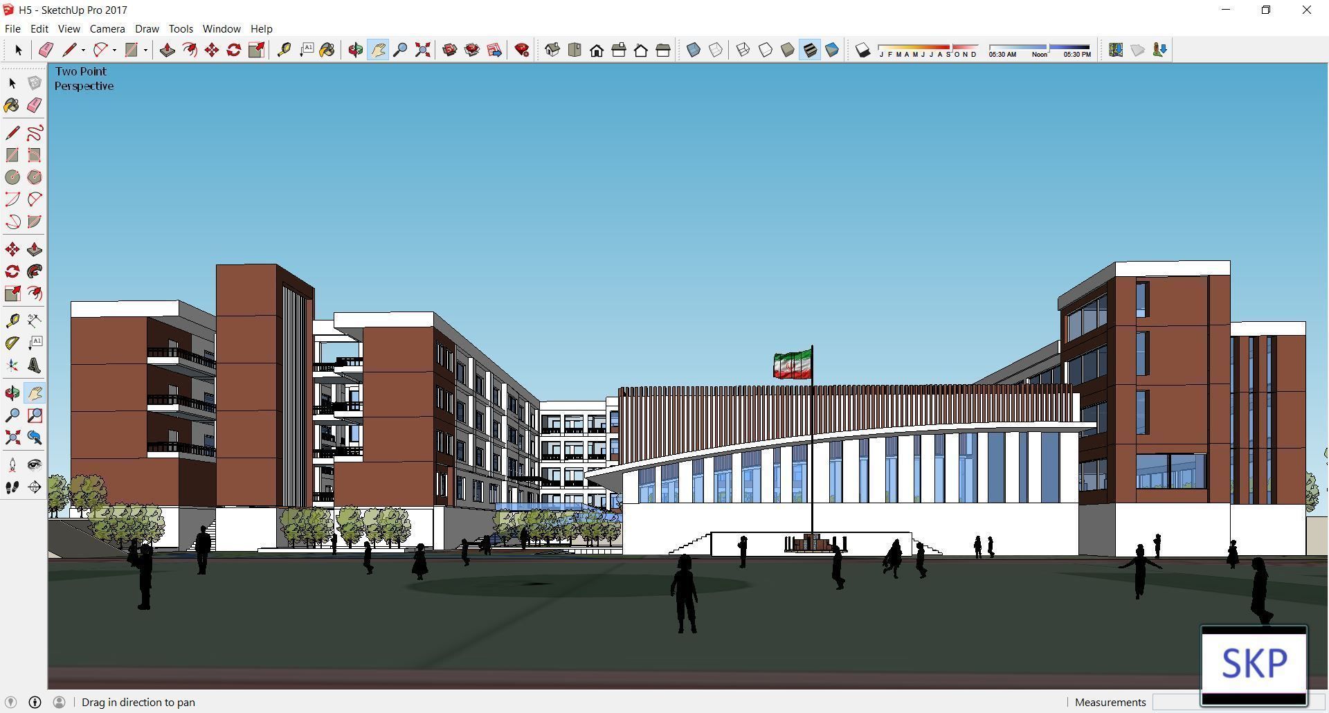 Sketchup School and University H5 3D model | CGTrader