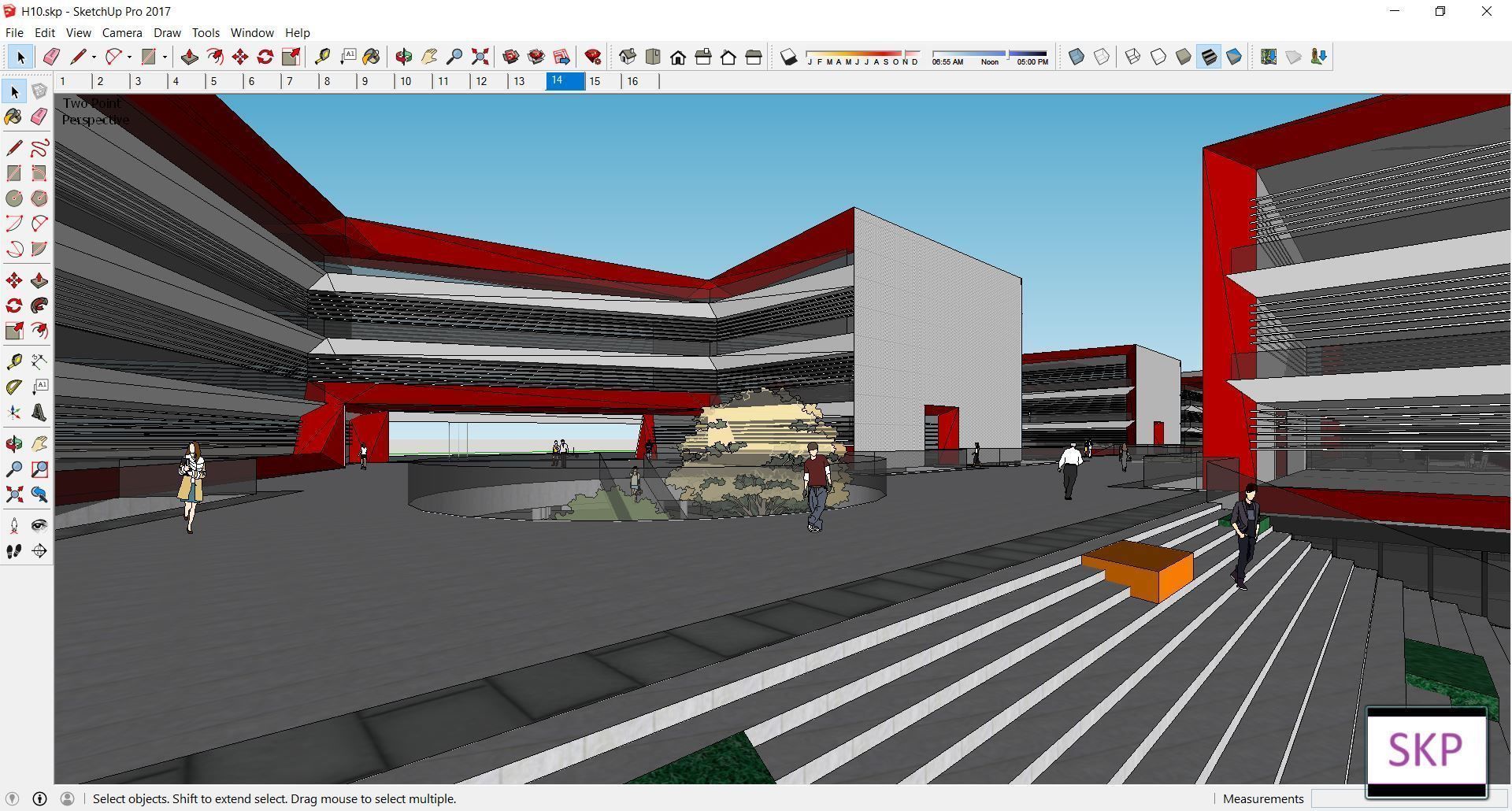 Sketchup School and University H10 3D model | CGTrader
