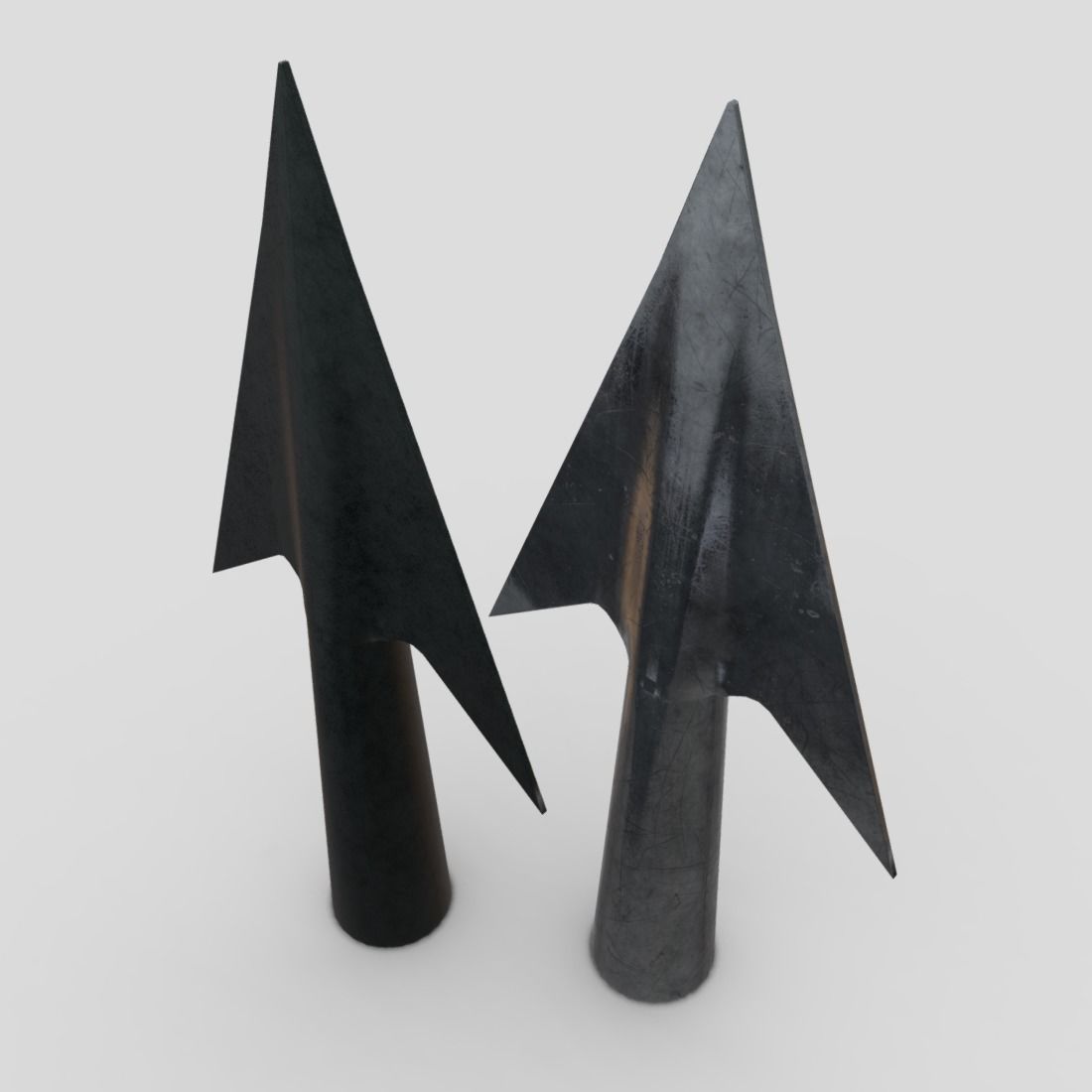 3D model Arrowhead 2 two arrows in shape of VR / AR / low-poly | CGTrader