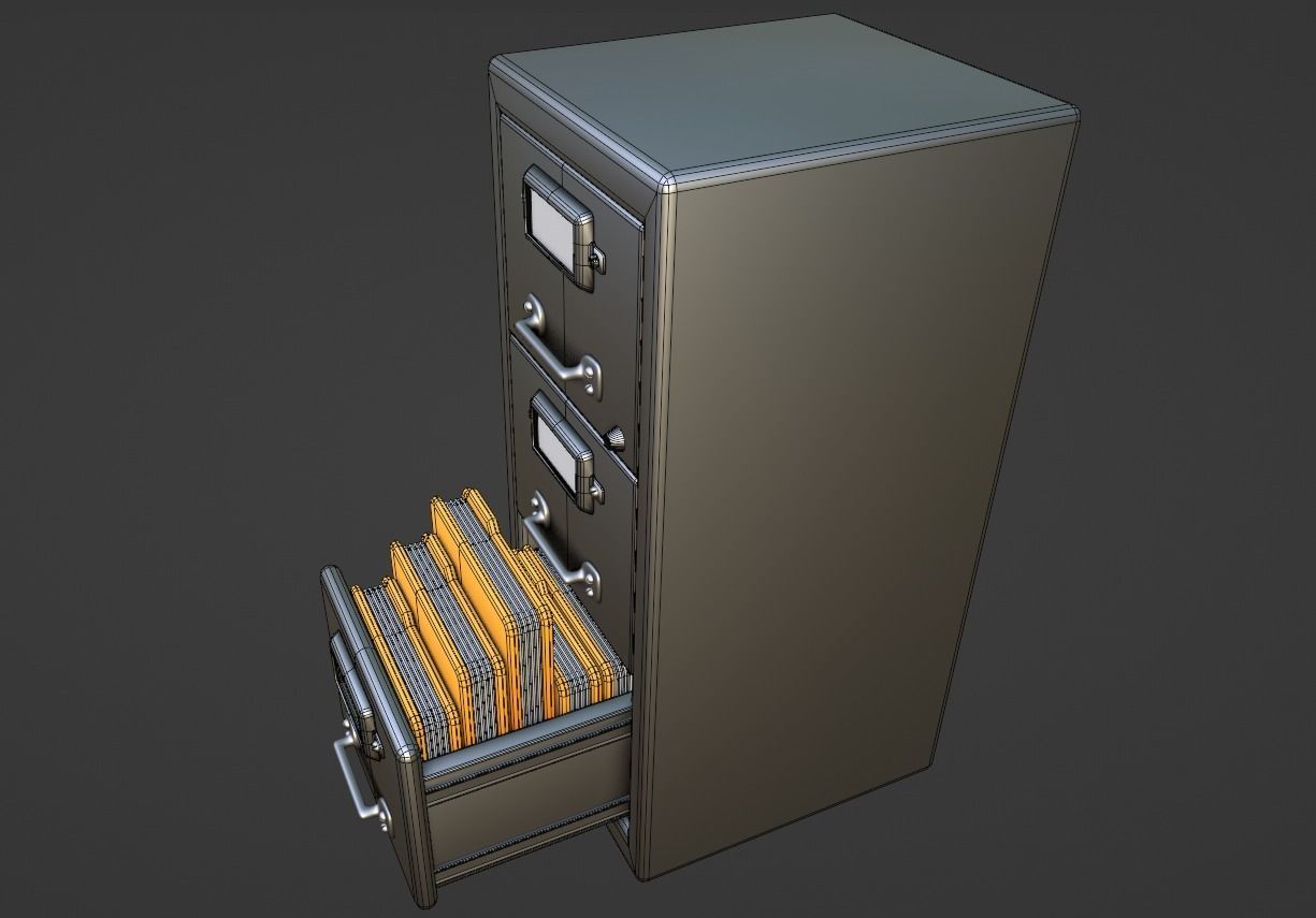 Cartoon Archive 3D model | CGTrader