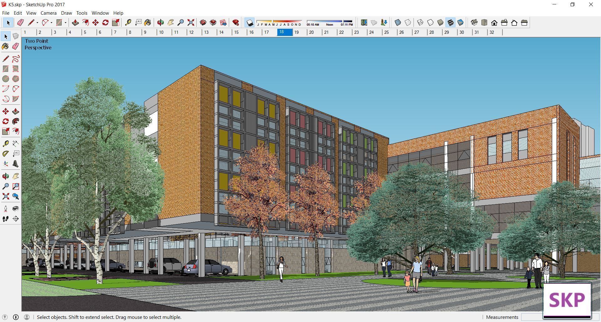 Sketchup School and University K5 3D model | CGTrader