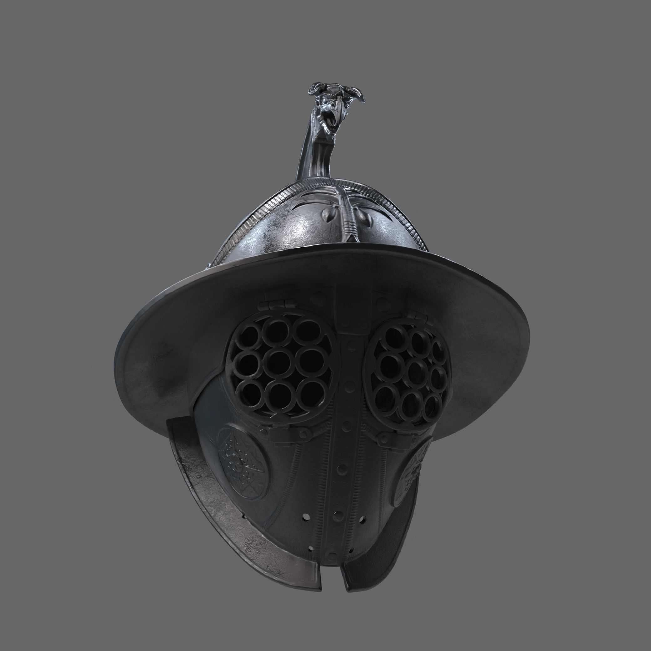 Gladiator helmet - Thraex 3D model | CGTrader