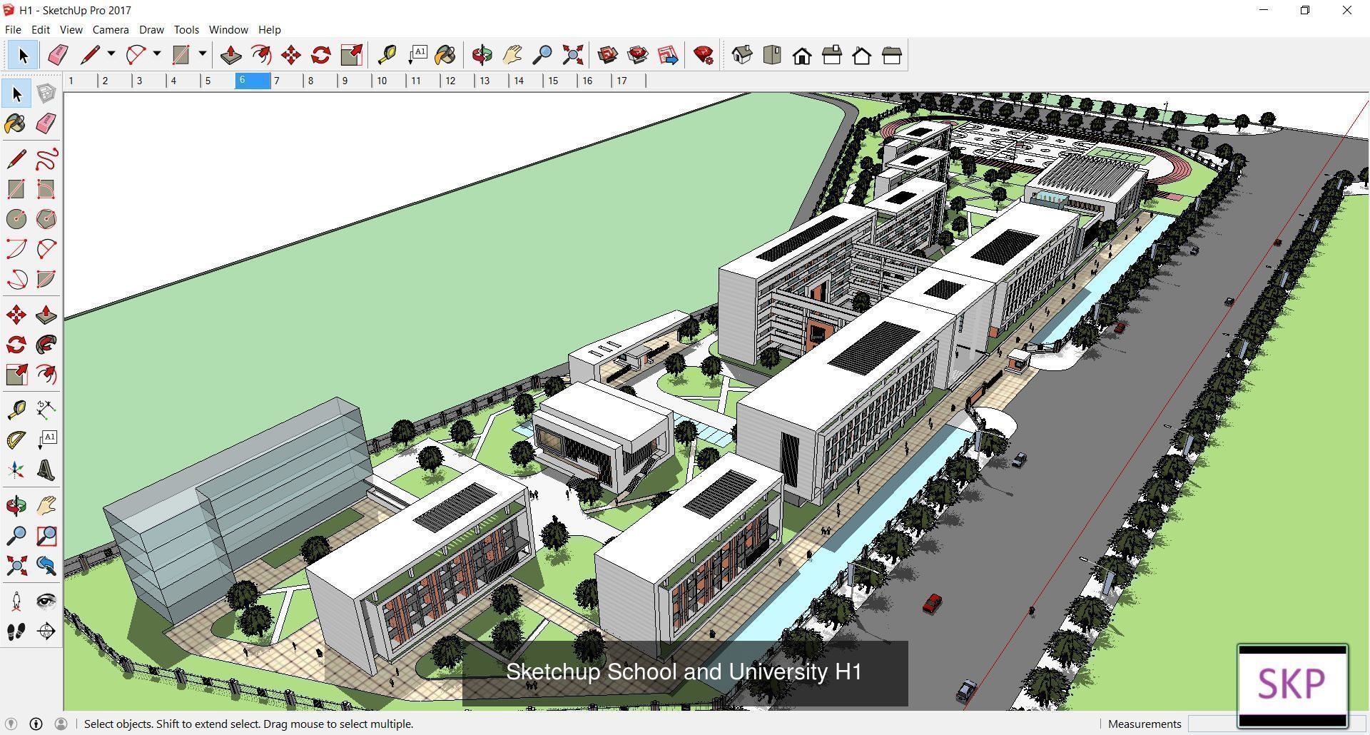 Collection 65 Sketchup School and University models | CGTrader