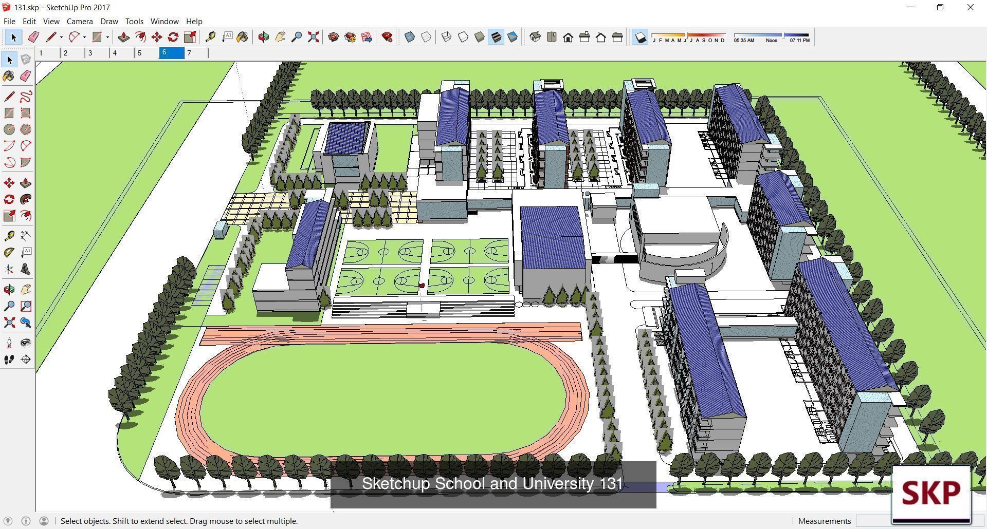 Collection 65 Sketchup School and University models | CGTrader