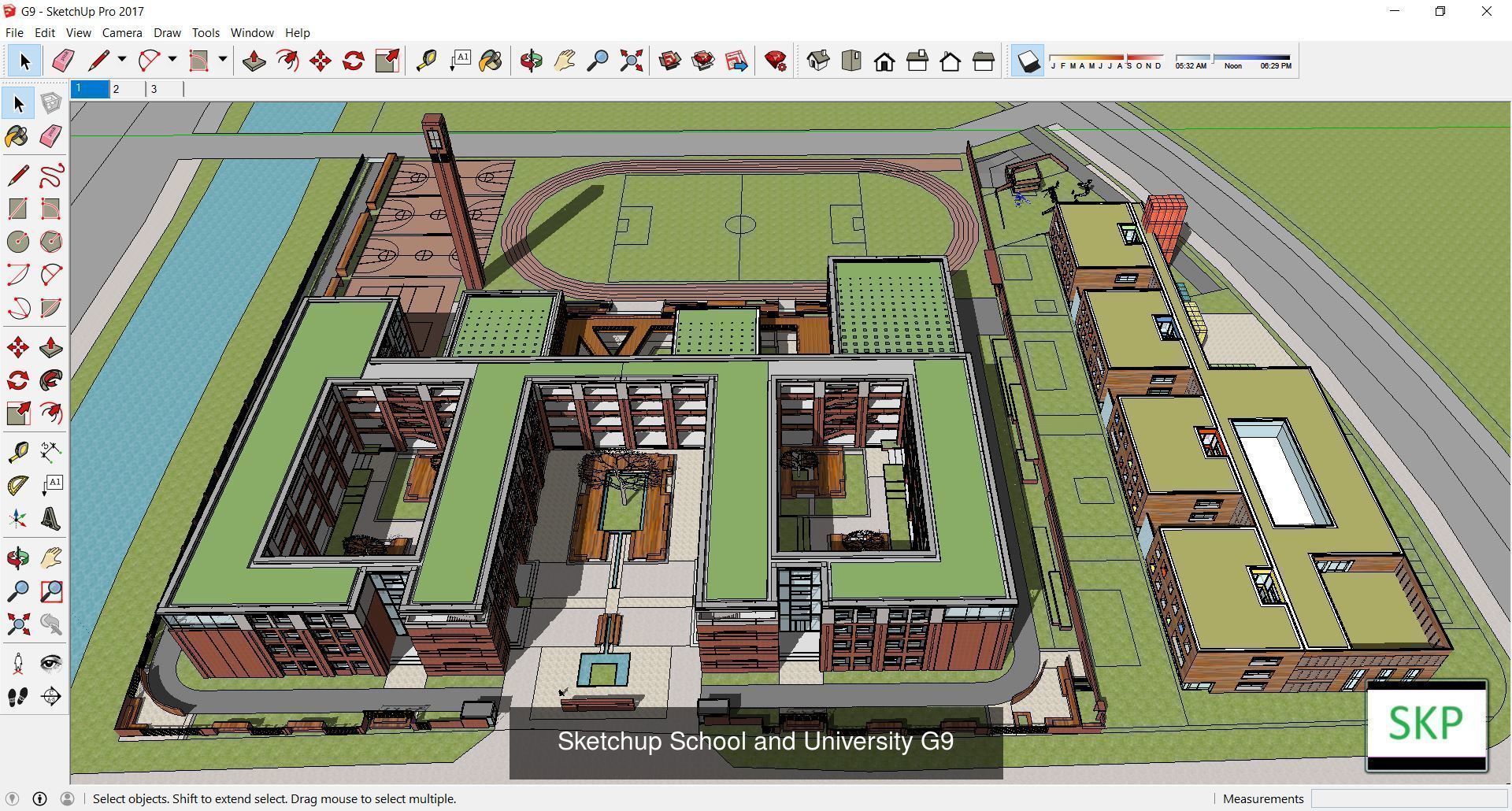 Collection 65 Sketchup School and University models | CGTrader
