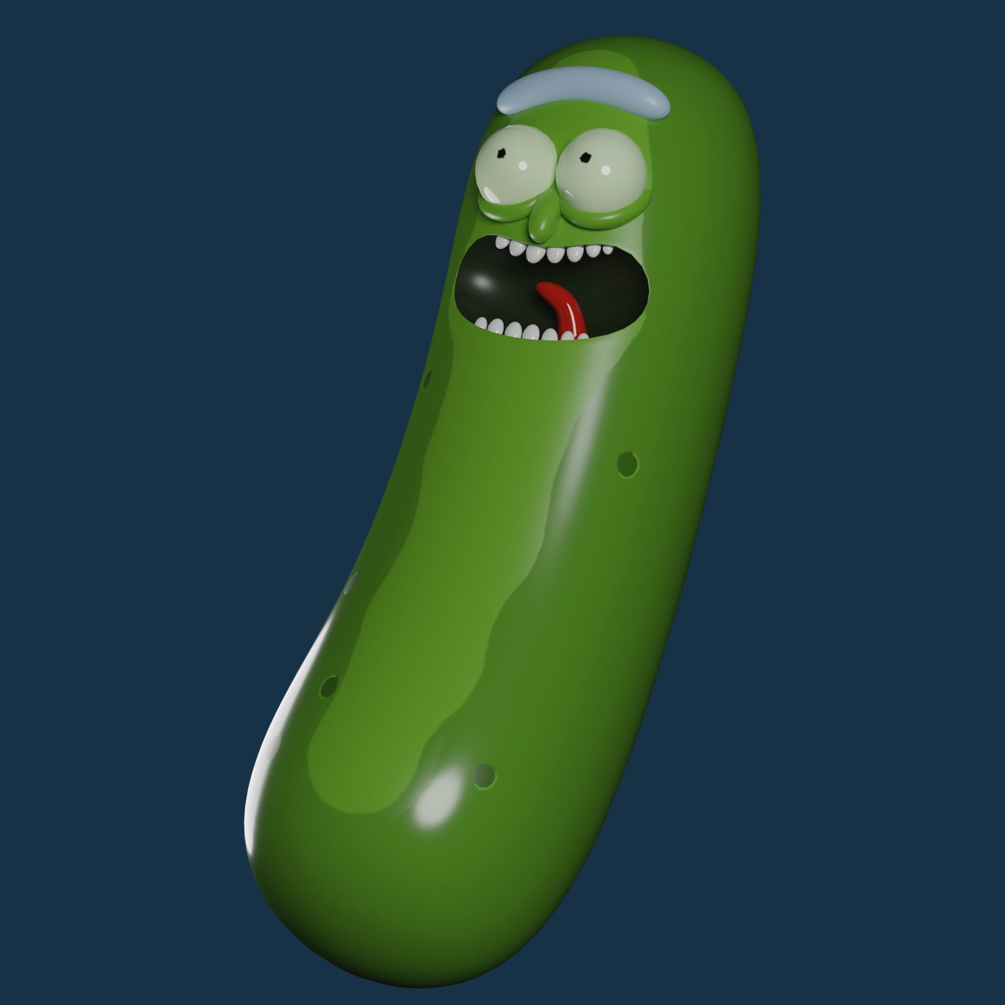 3D model Pickle Rick VR / AR / low-poly | CGTrader