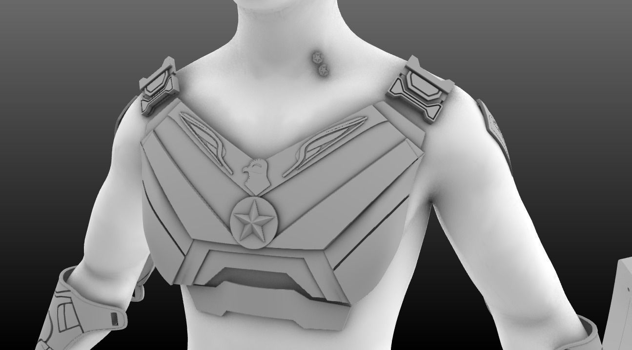 SOLDIER BOY ARMOR HELMET and SHIELD - The Boys 3D model 3D printable ...