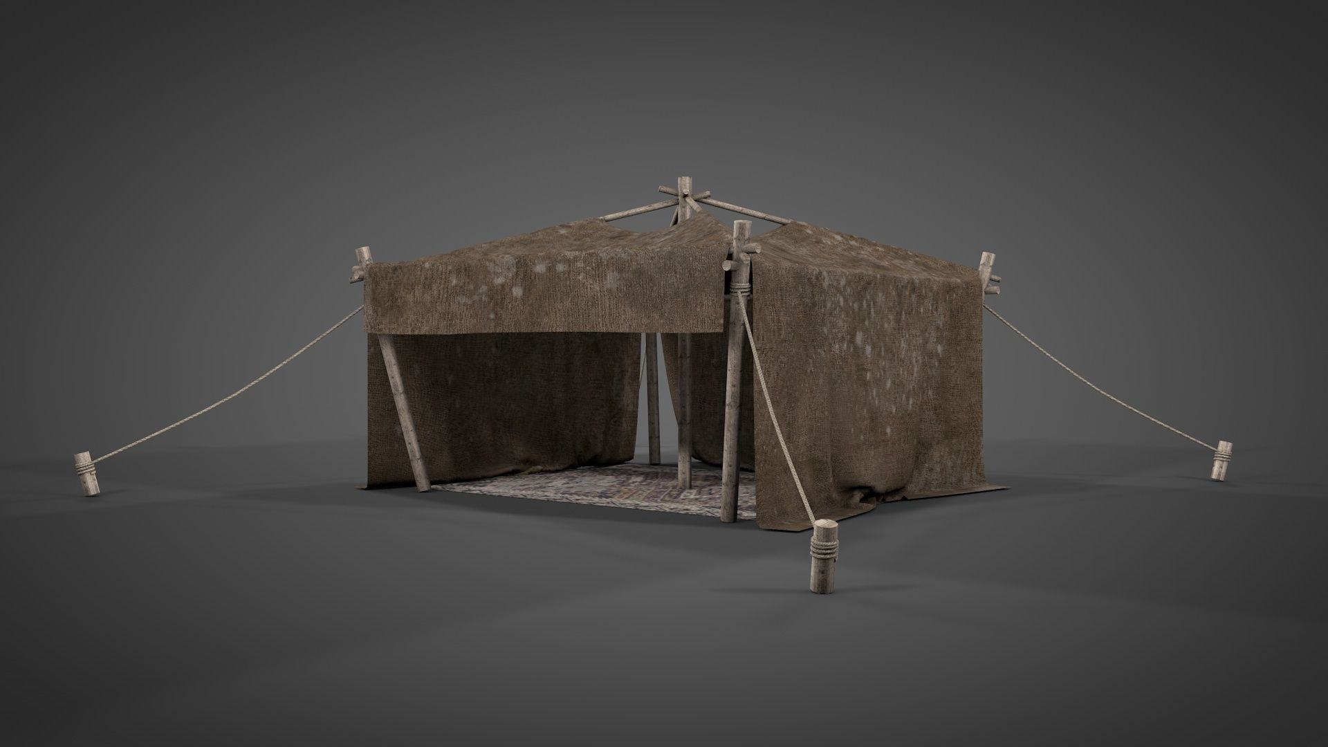 Mini Desert Tents Collection 3D model | CGTrader