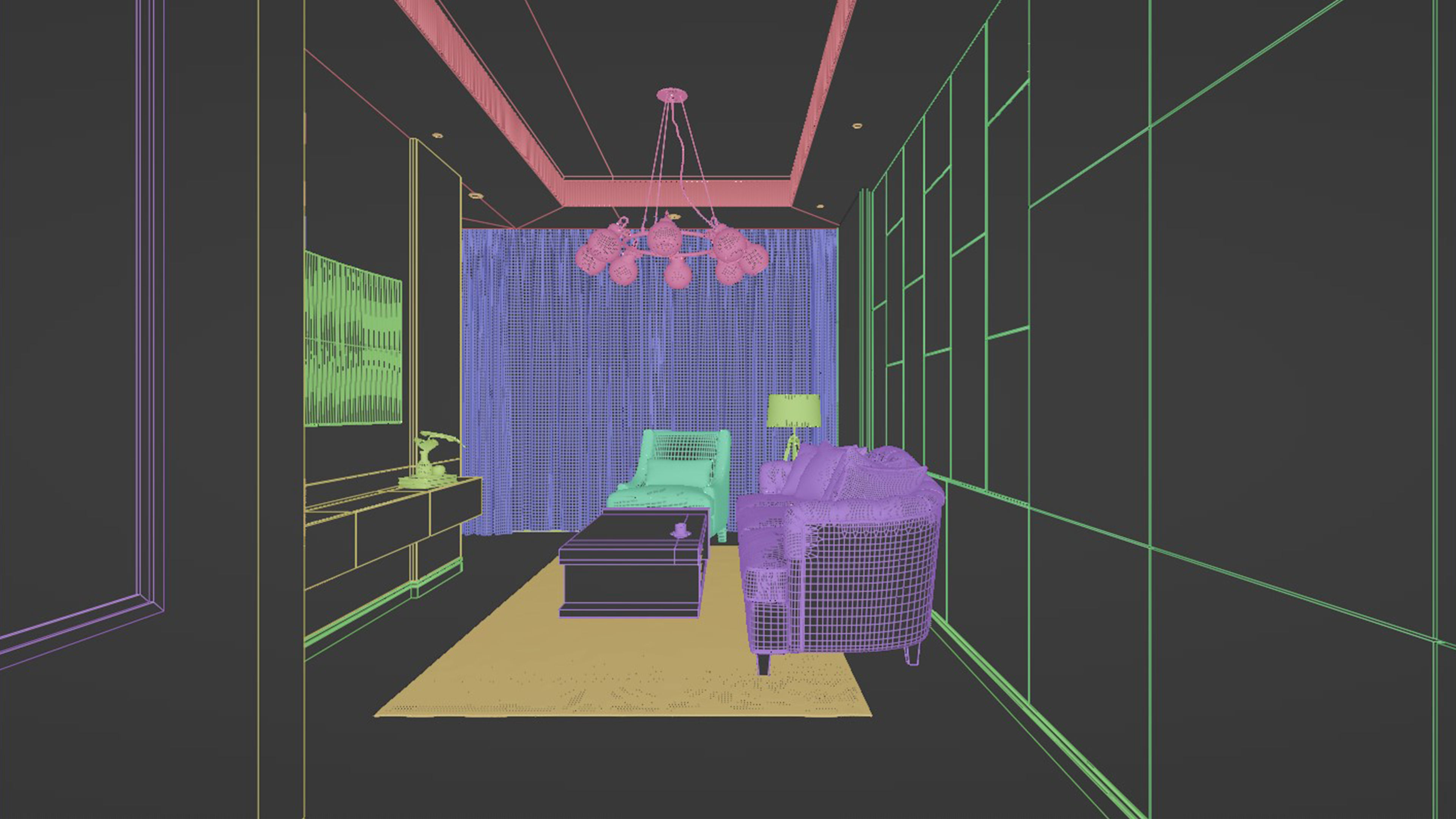 Hotel Suite Bedroom Blender - Fbx - Obj 3D model | CGTrader