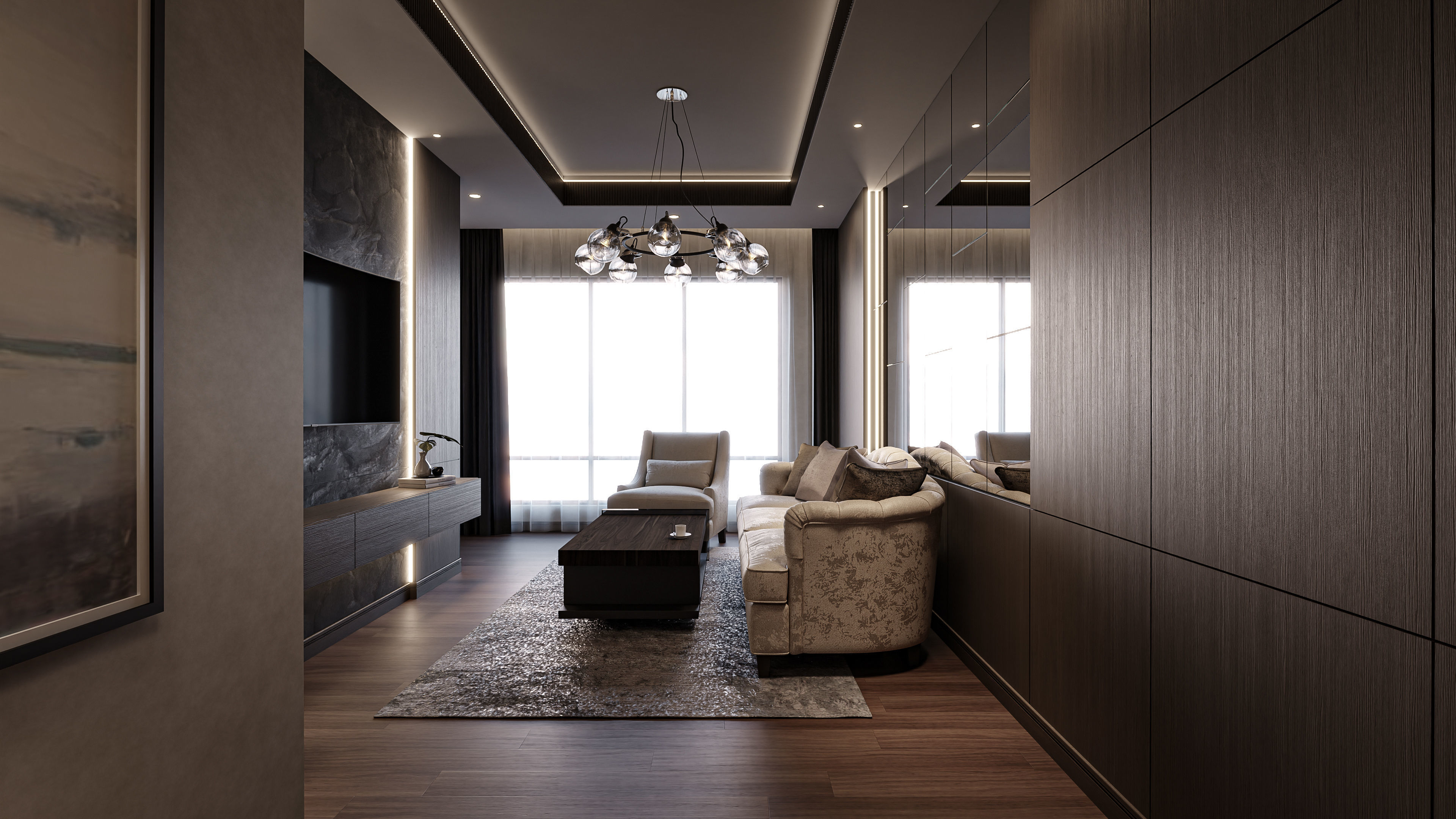 Hotel Suite Bedroom Blender - Fbx - Obj 3D model | CGTrader