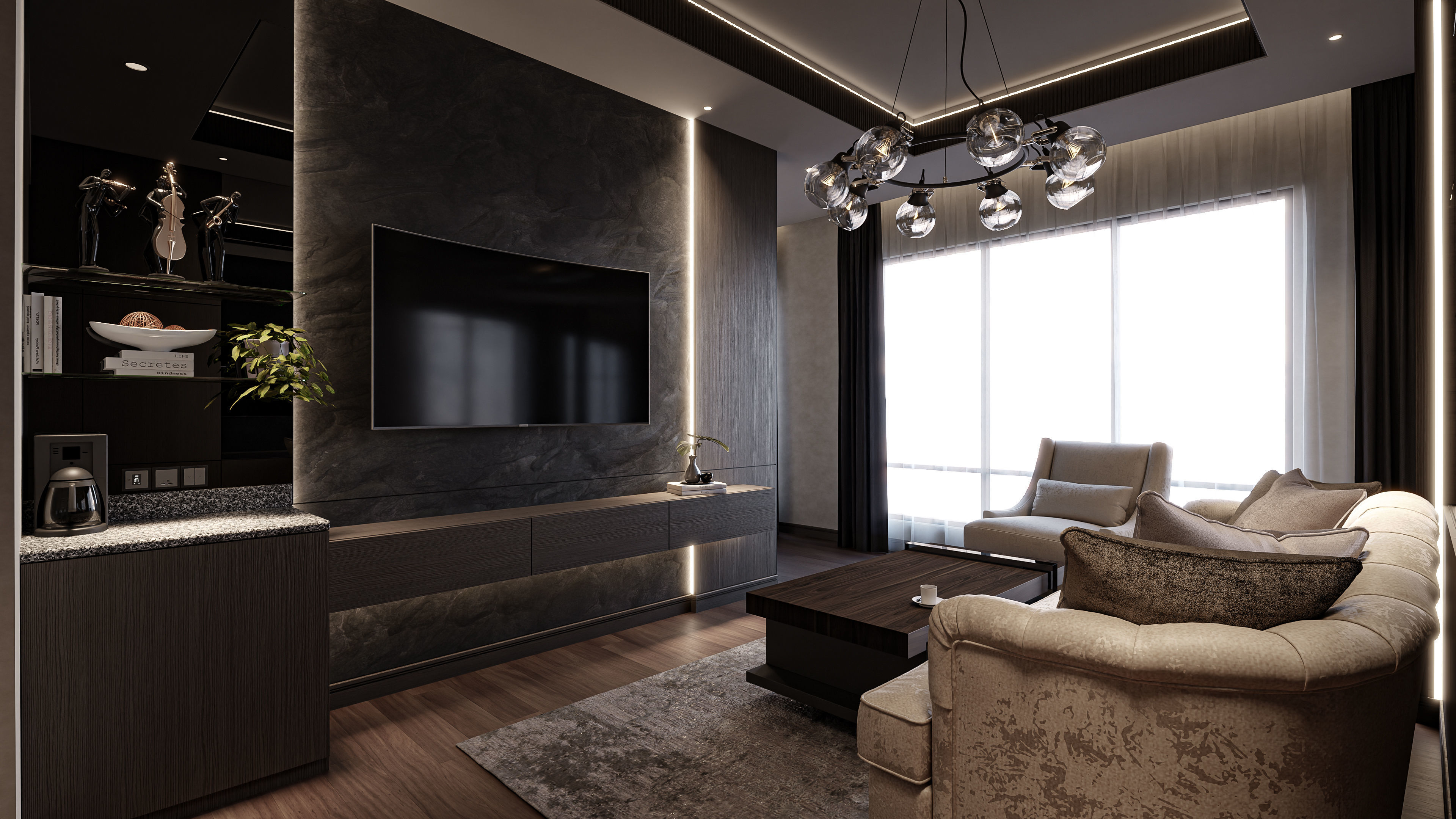 Hotel Suite Bedroom Blender - Fbx - Obj 3D model | CGTrader