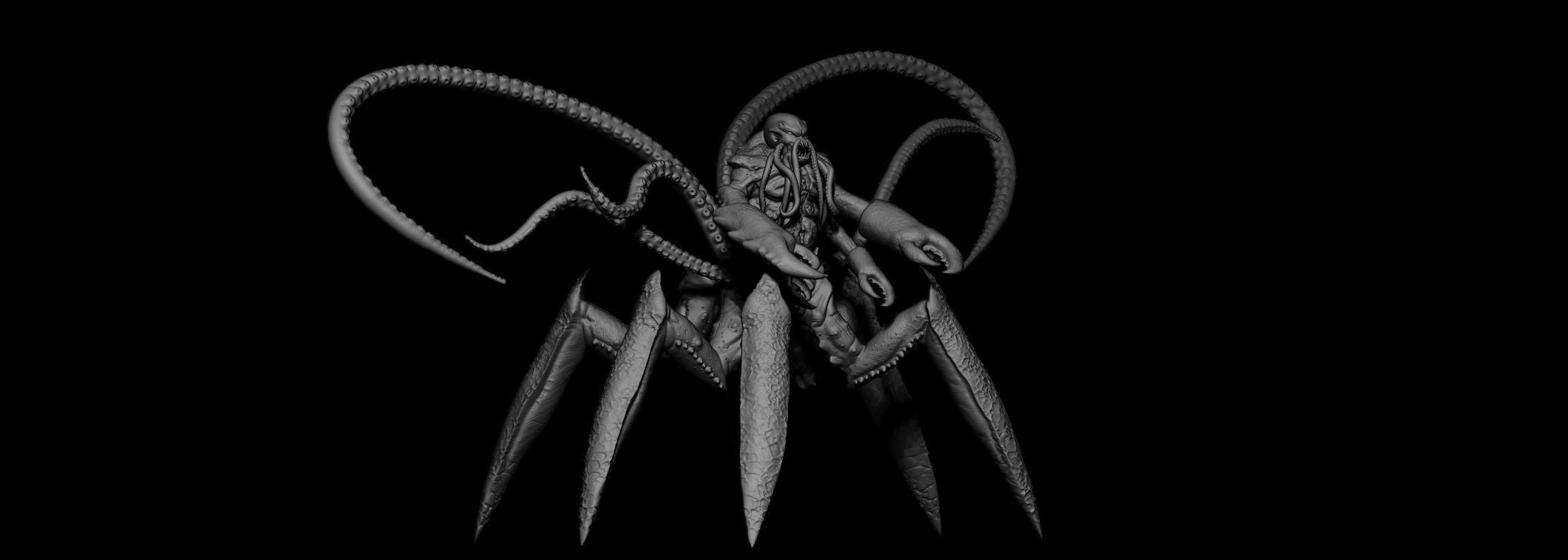 Kraken alien creature 3D model | CGTrader