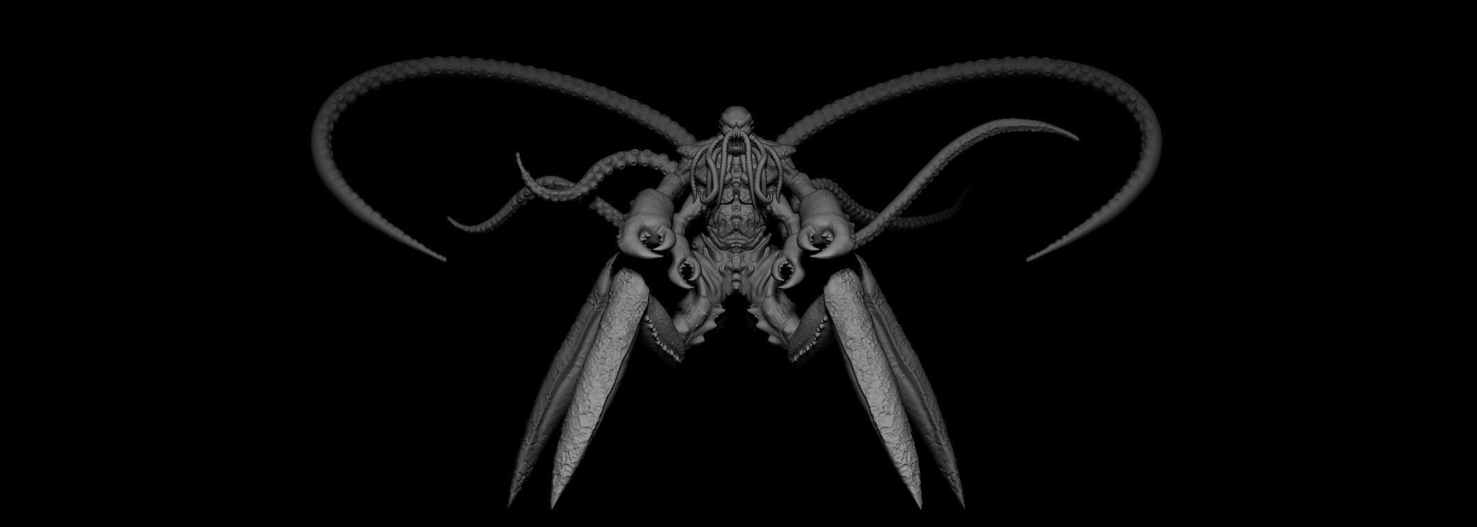 Kraken alien creature 3D model | CGTrader