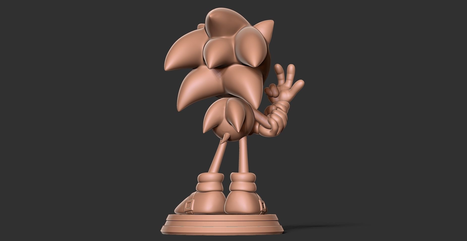 Classic Sonic the hedgehog 3D model 3D printable | CGTrader