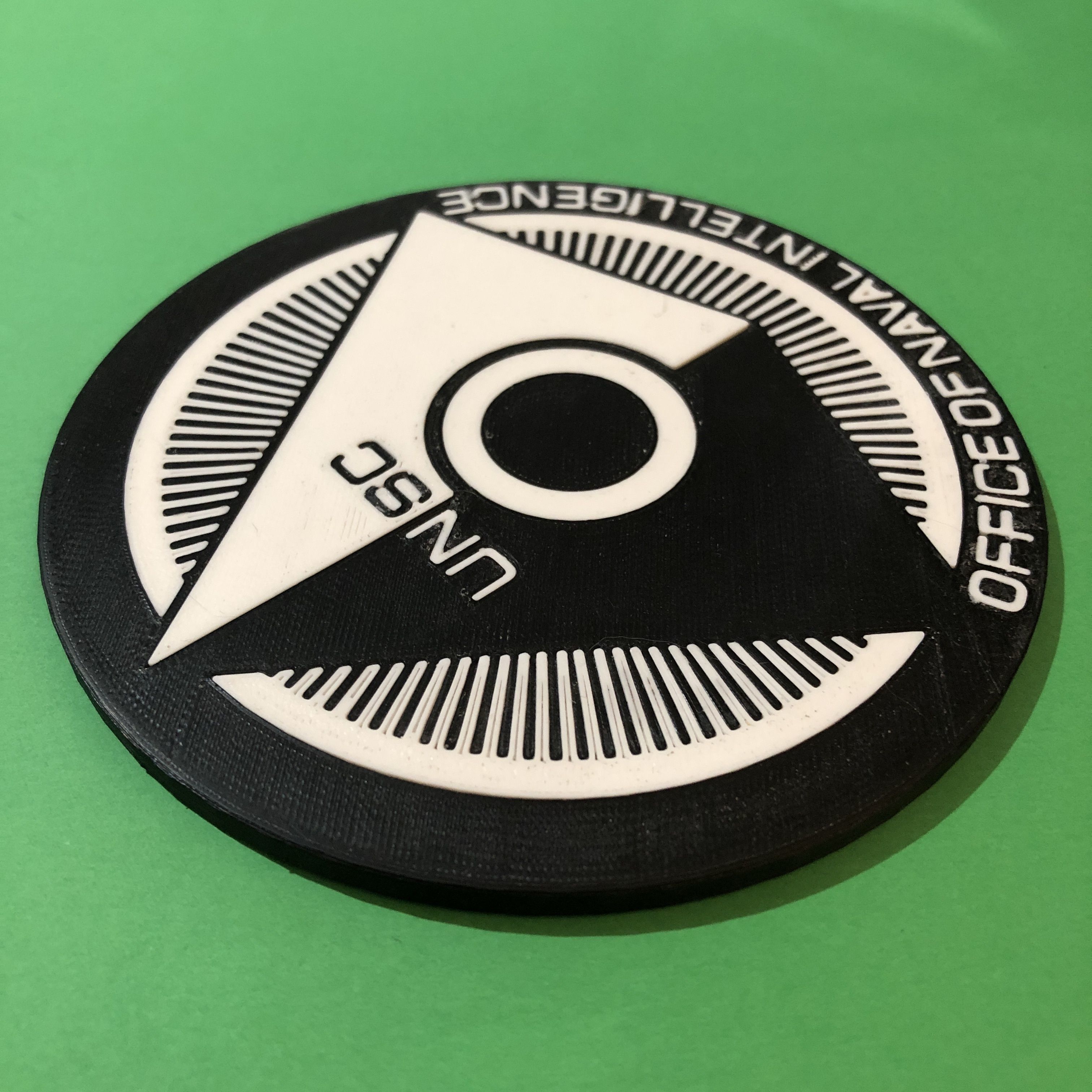 UNSC Office of Naval Intelligence Logo Coaster 3D model 3D printable ...