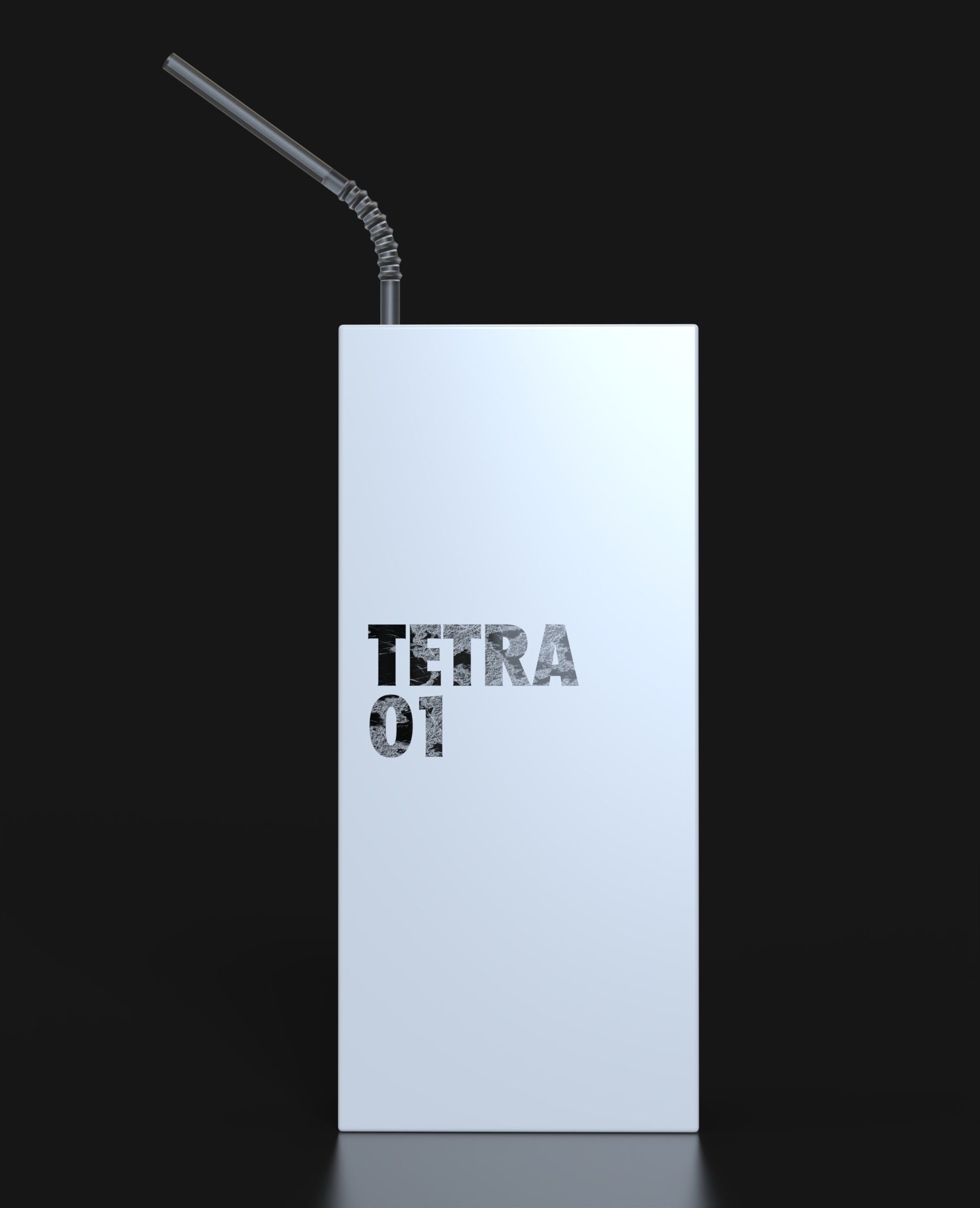 3D model Tetra Pack With Straw VR / AR / low-poly | CGTrader