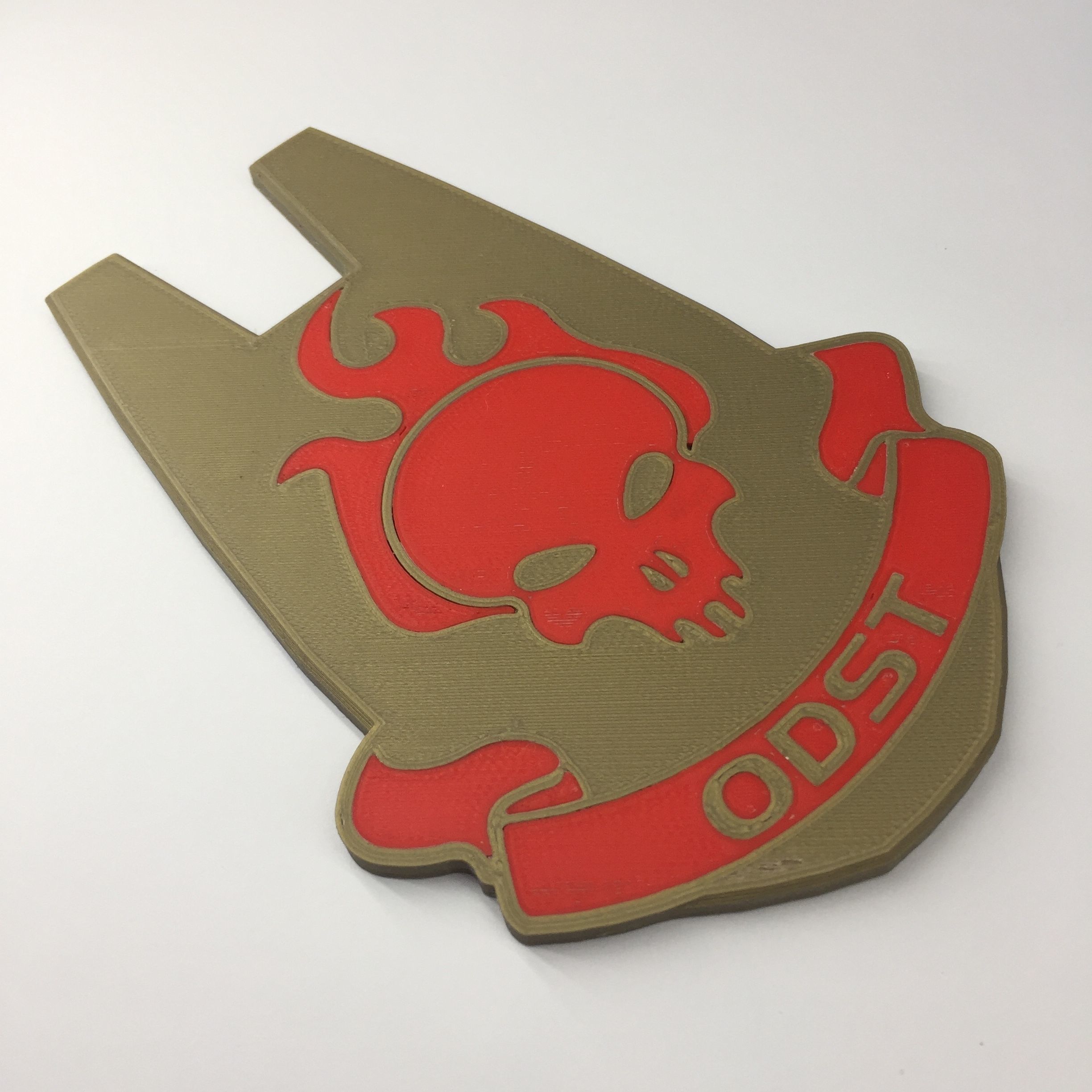 Halo ODST Unit Emblem Coaster or Badge free 3D model 3D printable ...