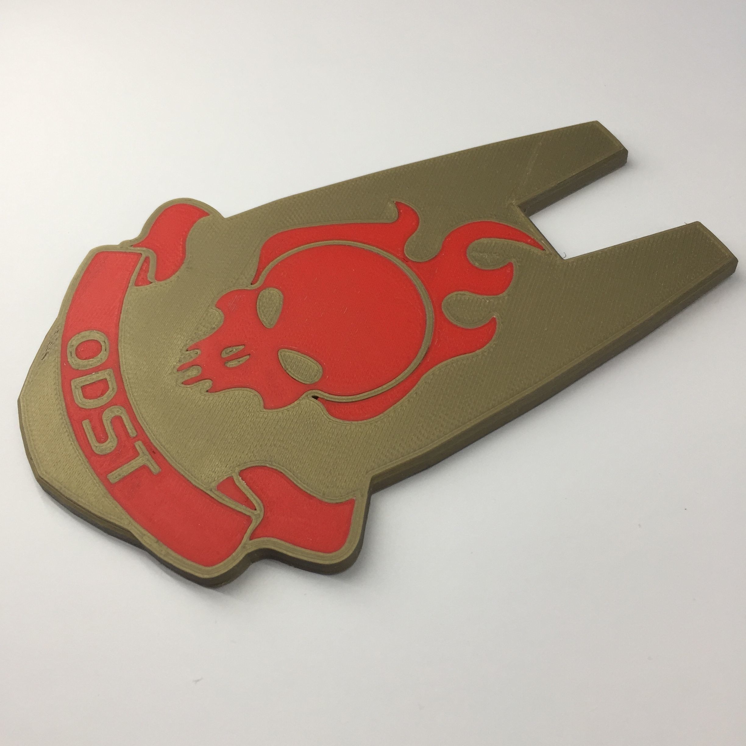 Halo ODST Unit Emblem Coaster or Badge free 3D model 3D printable ...