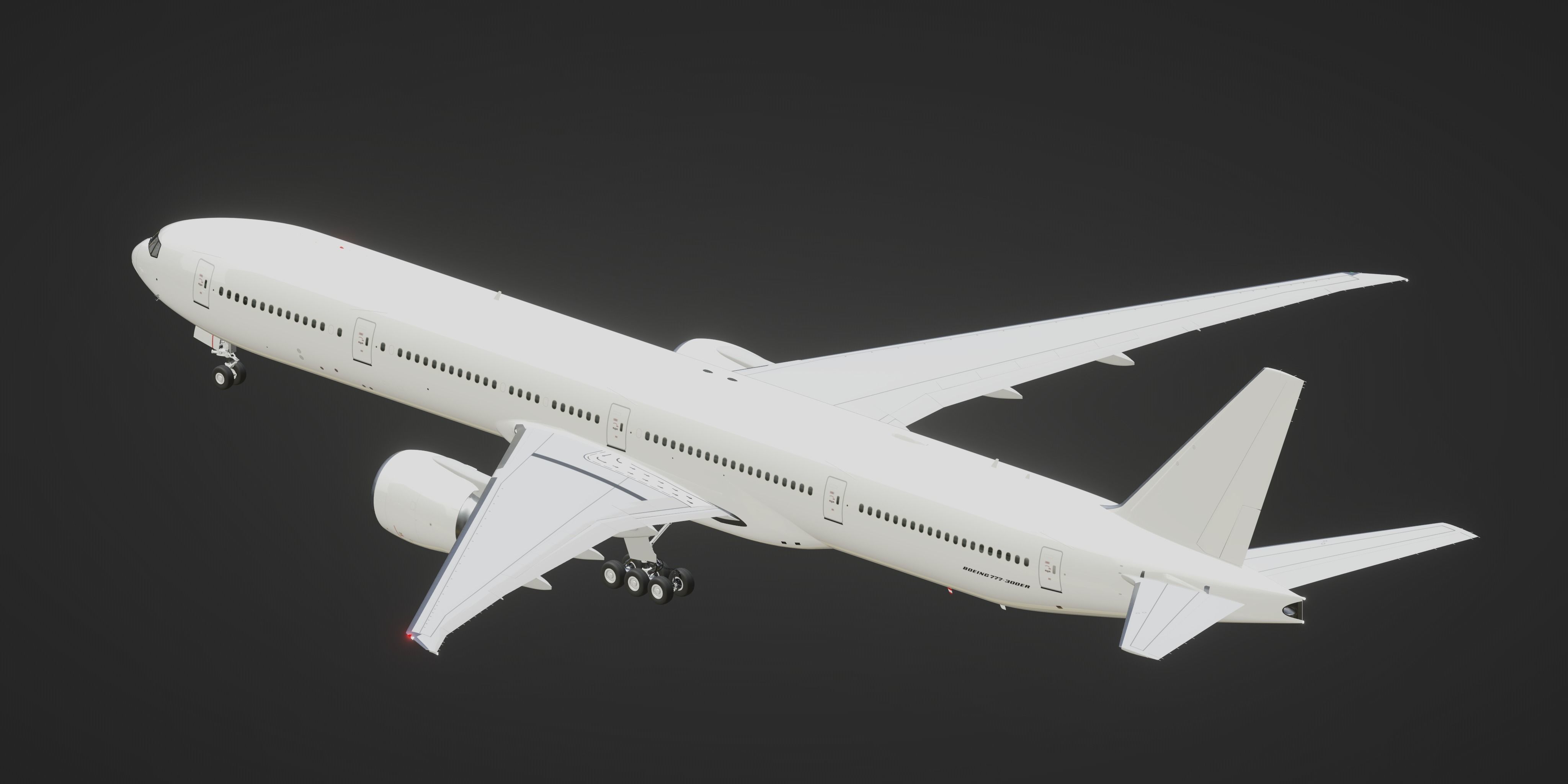 Boeing 777-300ER 3D model | CGTrader