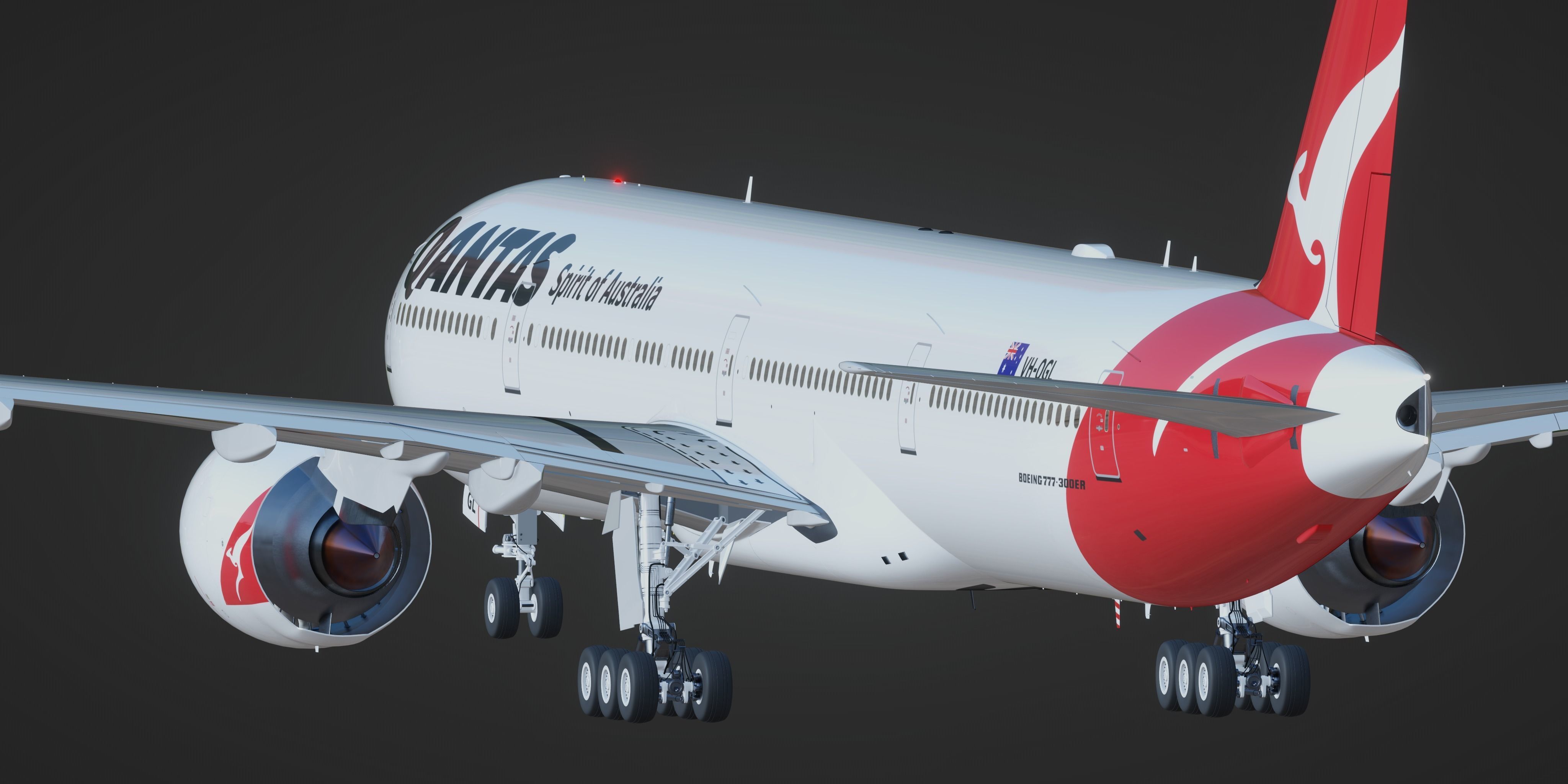 Boeing 777-300ER 3D model | CGTrader