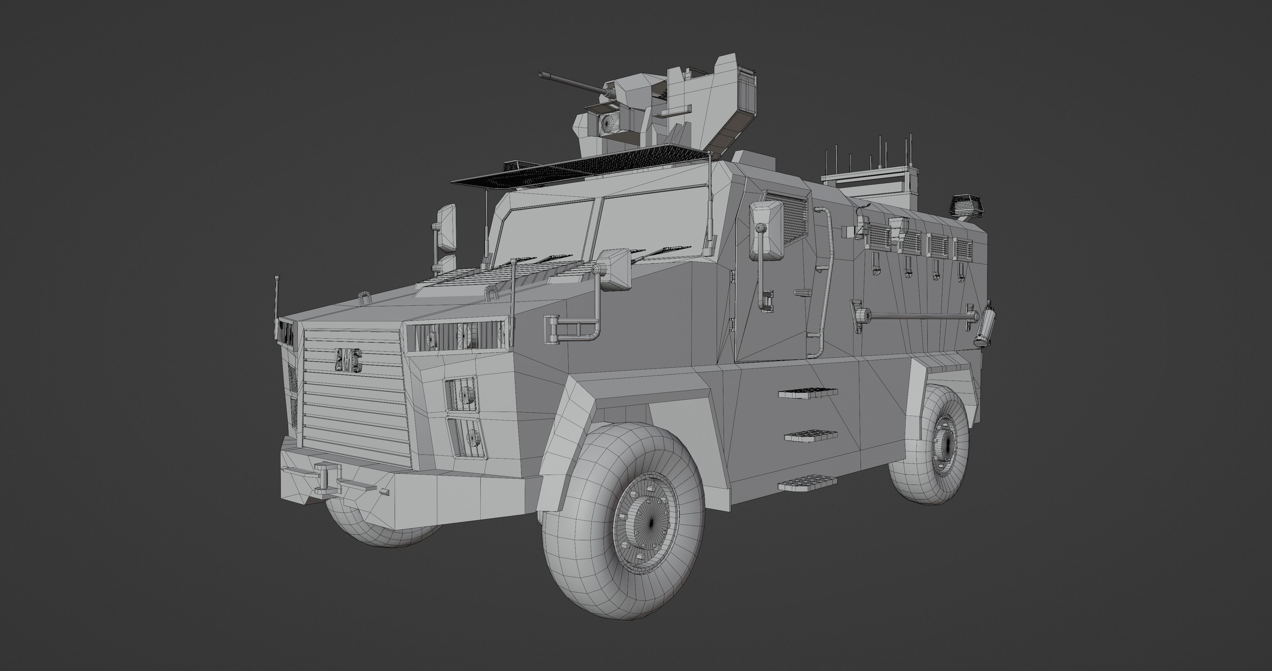 3D model BMC - Kirpi 2 VR / AR / low-poly | CGTrader