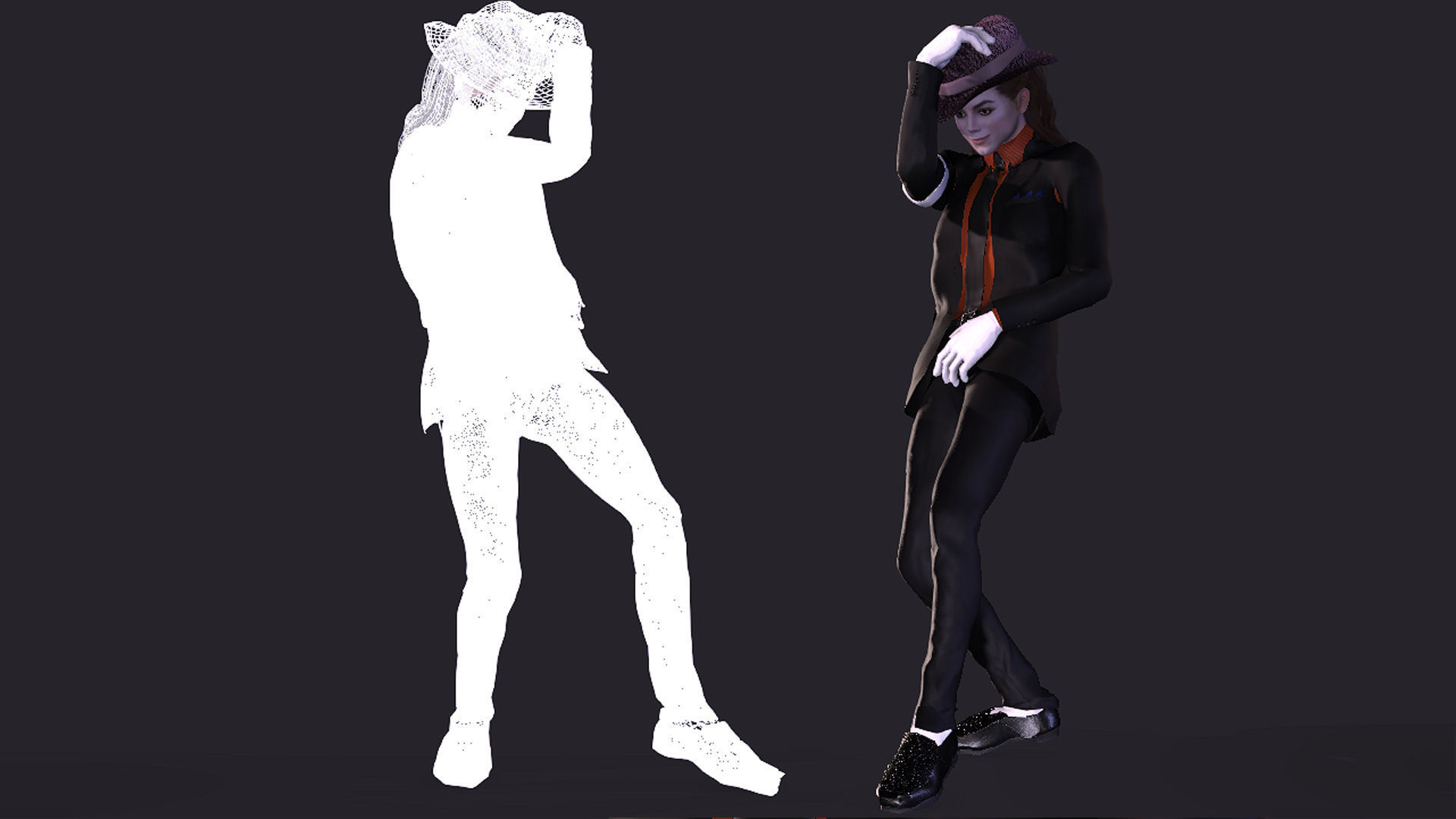 Michael Jackson High quality character full Rigged and Animated 3D model animated rigged | CGTrader