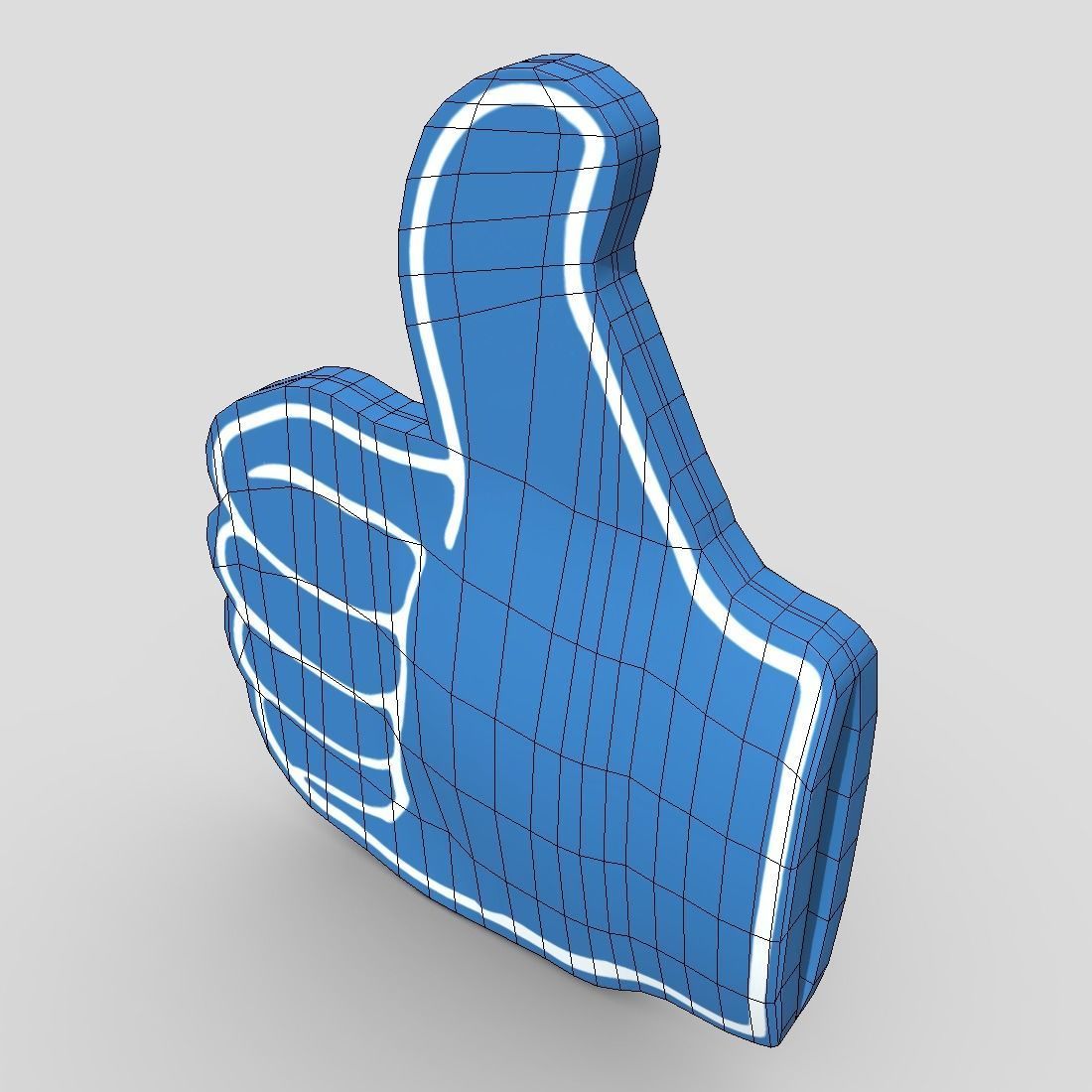 3D model Foam Finger Thumb VR / AR / low-poly | CGTrader