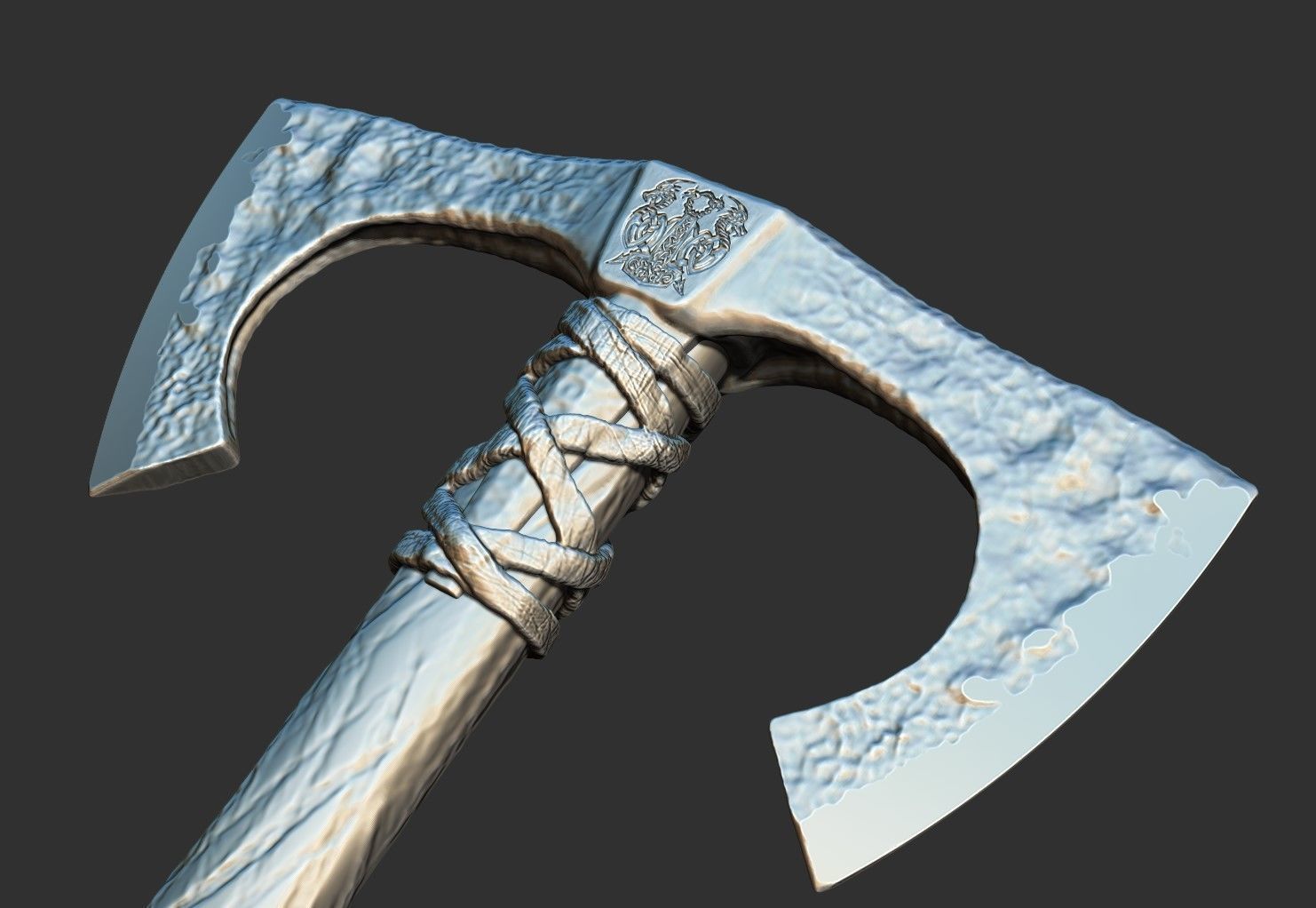 Viking Ax 3D model 3D printable | CGTrader