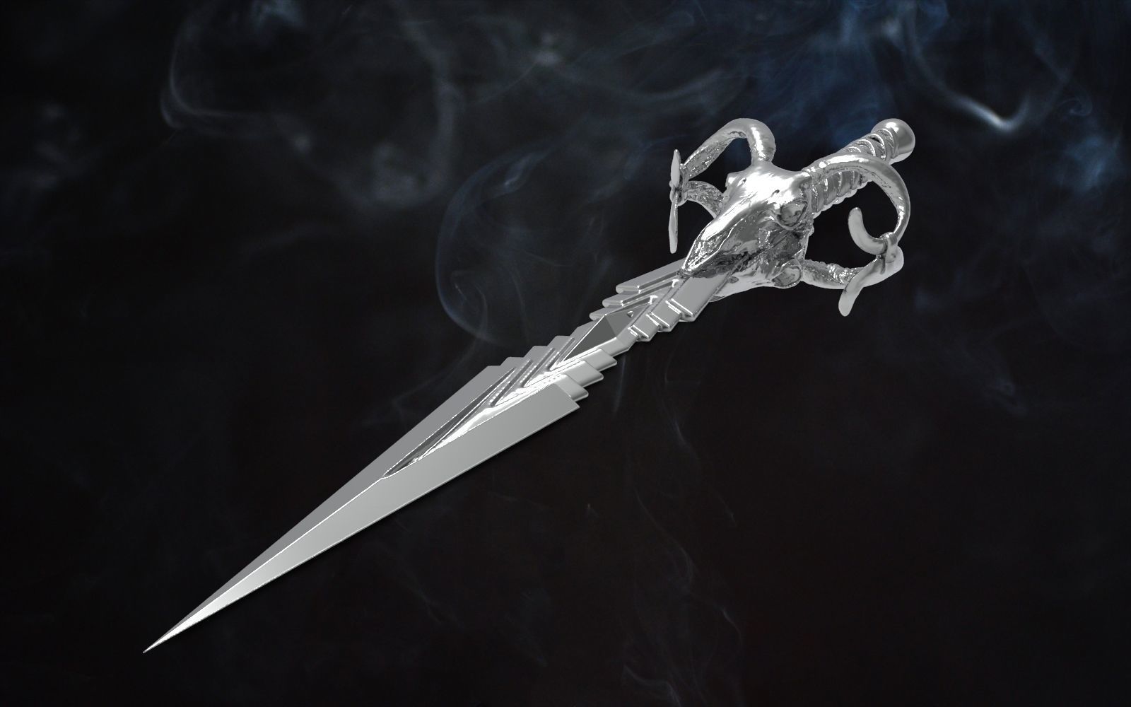 SWORD RAM SKULL 3D model 3D printable | CGTrader