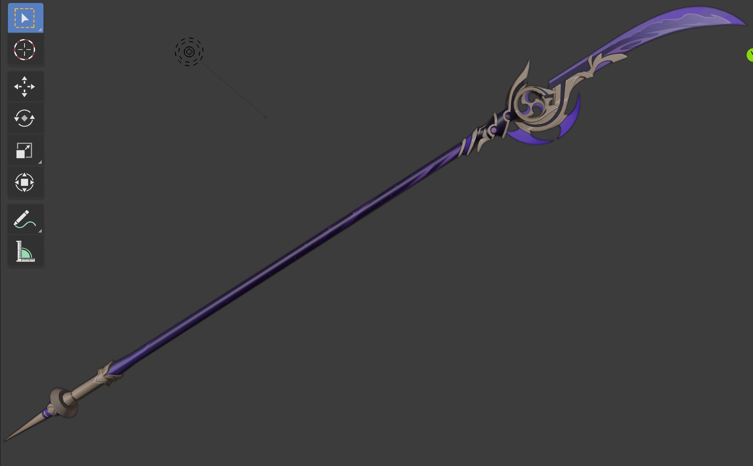 Baals Spear Engulfing Lightning Digital 3D Model 3D model 3D printable ...