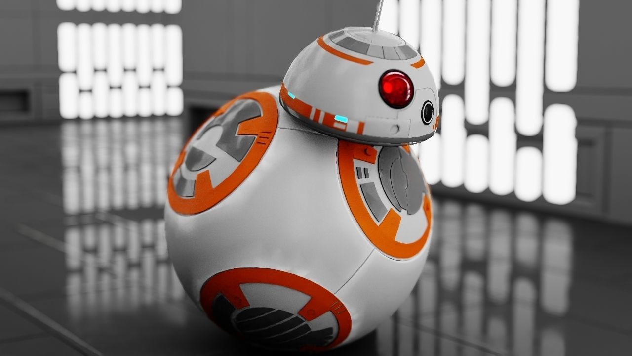 BB8 Scene rigged - animated character 3D model animated rigged | CGTrader