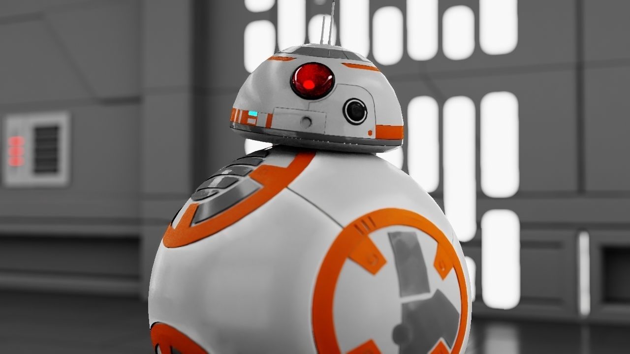 BB8 Scene rigged - animated character 3D model animated rigged | CGTrader
