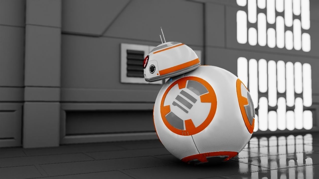 BB8 Scene rigged - animated character 3D model animated rigged | CGTrader