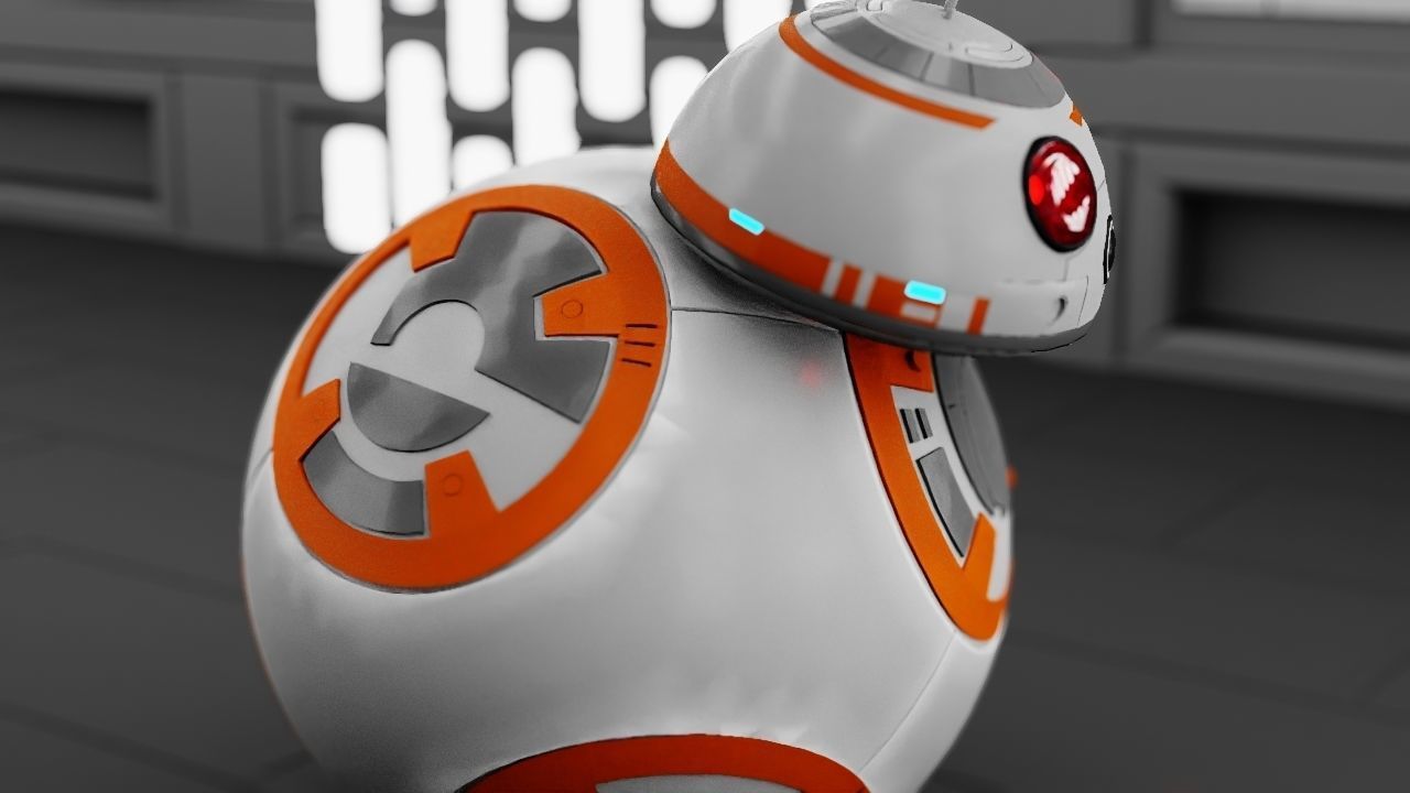BB8 Scene rigged - animated character 3D model animated rigged | CGTrader